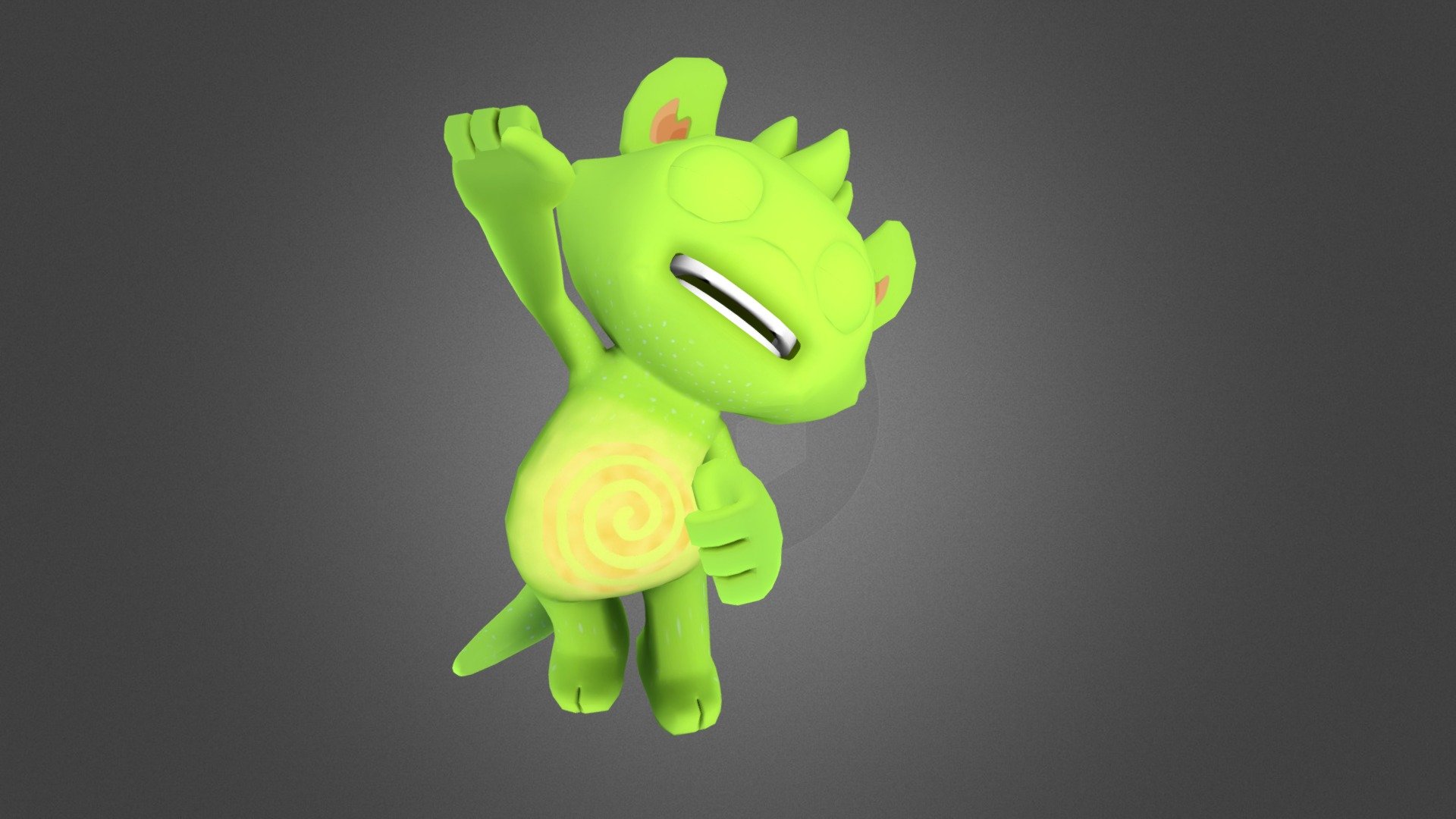 Phonzy Jump Yipee - 3D model by darduffy [1e82b8e] - Sketchfab