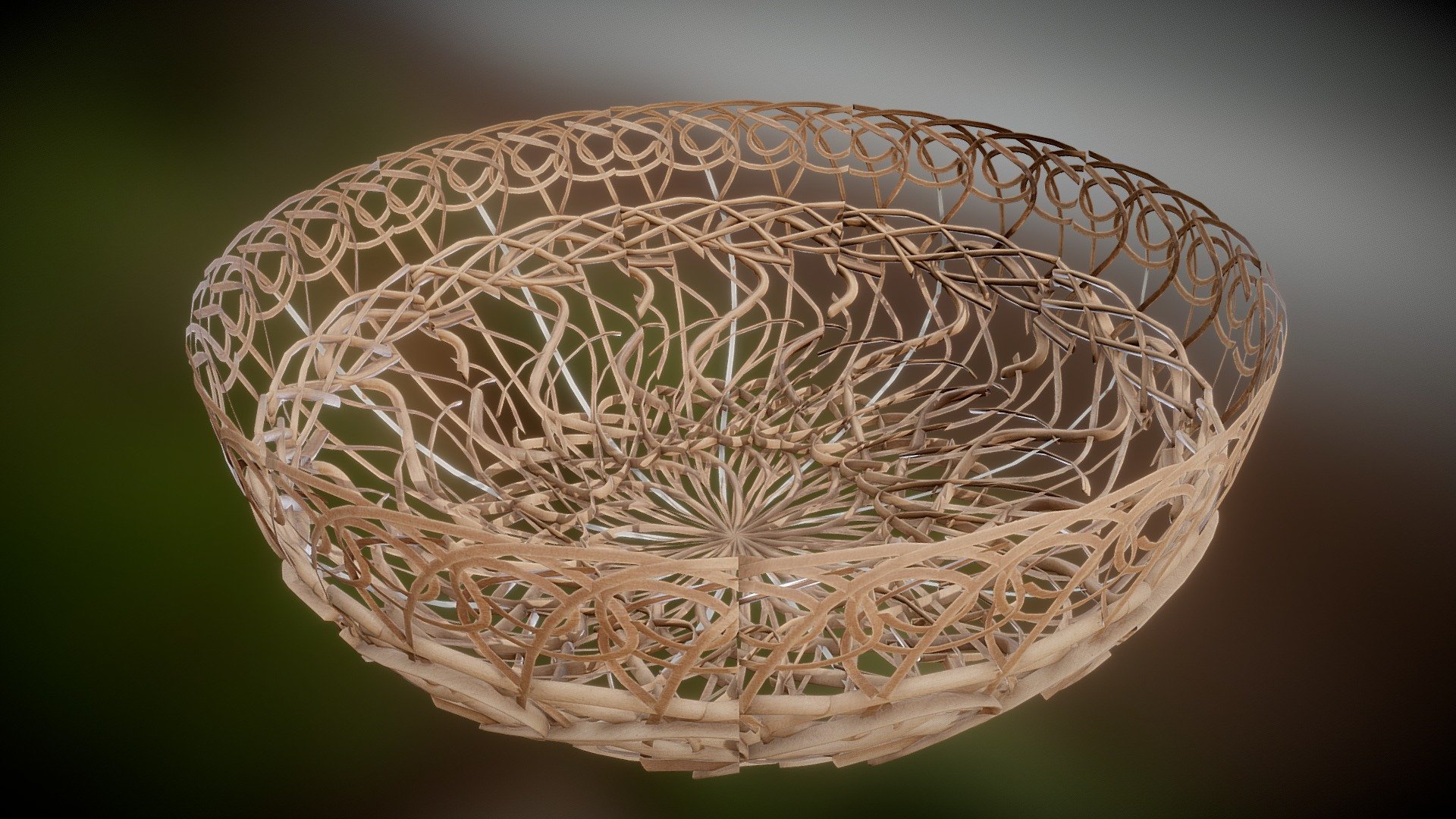 Kago (Japanese Basket) - Download Free 3D model by Fumiya Funatsu ...