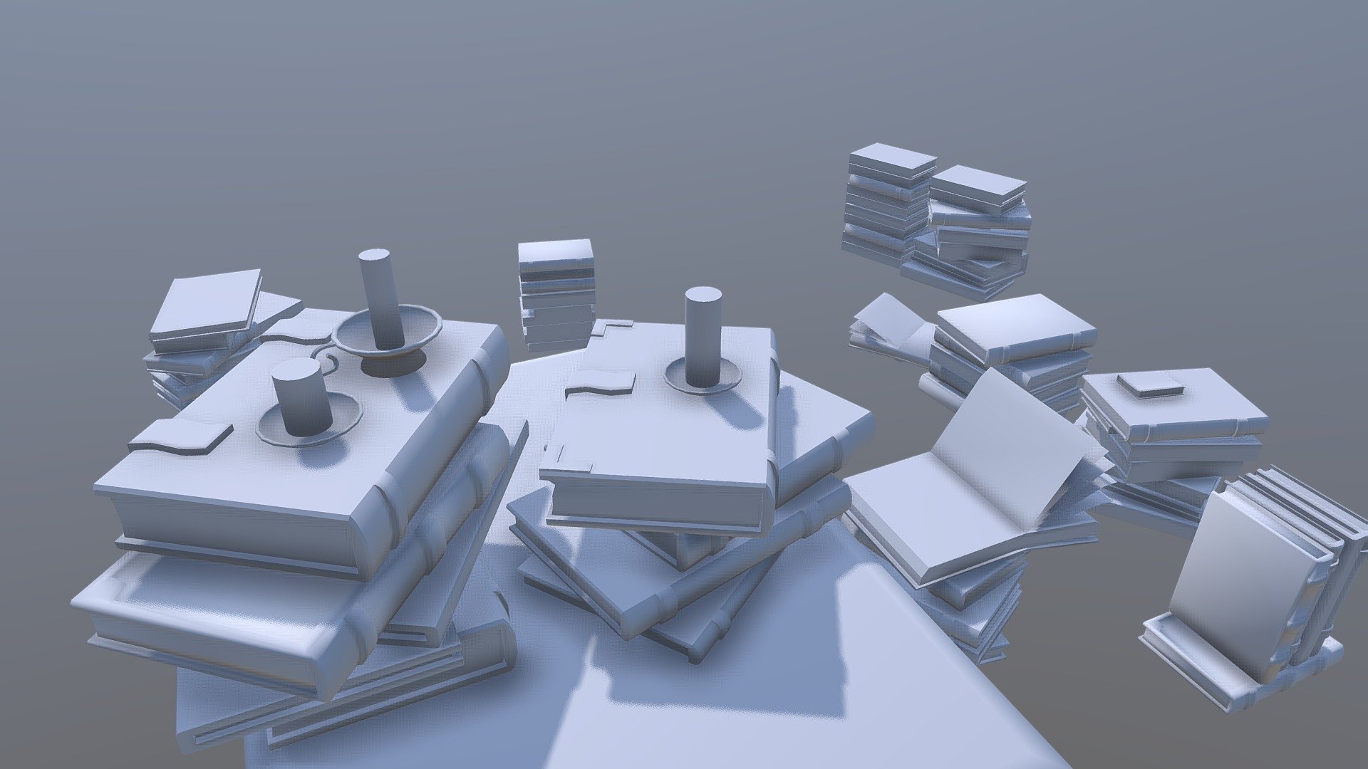 Books - 3D model by Melancholi [1e85ca0] - Sketchfab