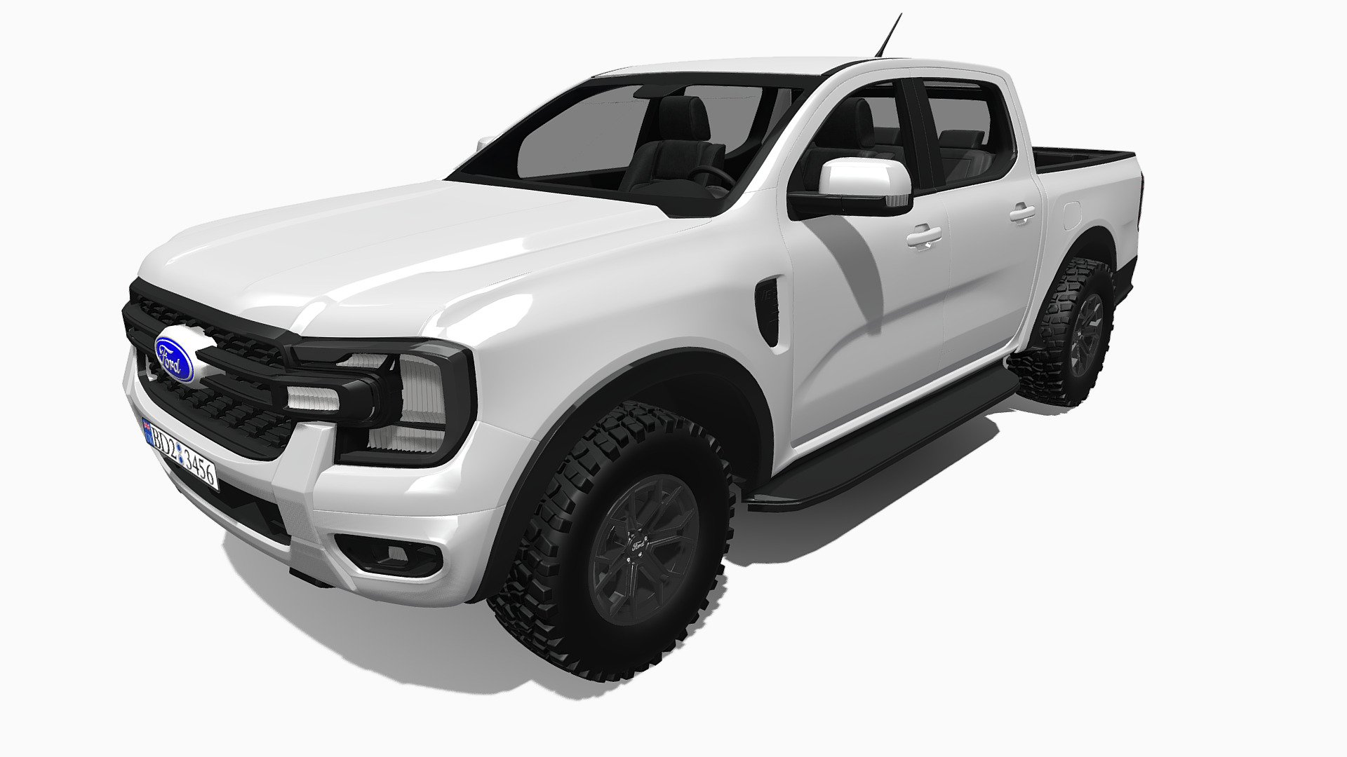 Ford Ranger XLT - Buy Royalty Free 3D model by Vaidanshi [1e86fd5 ...