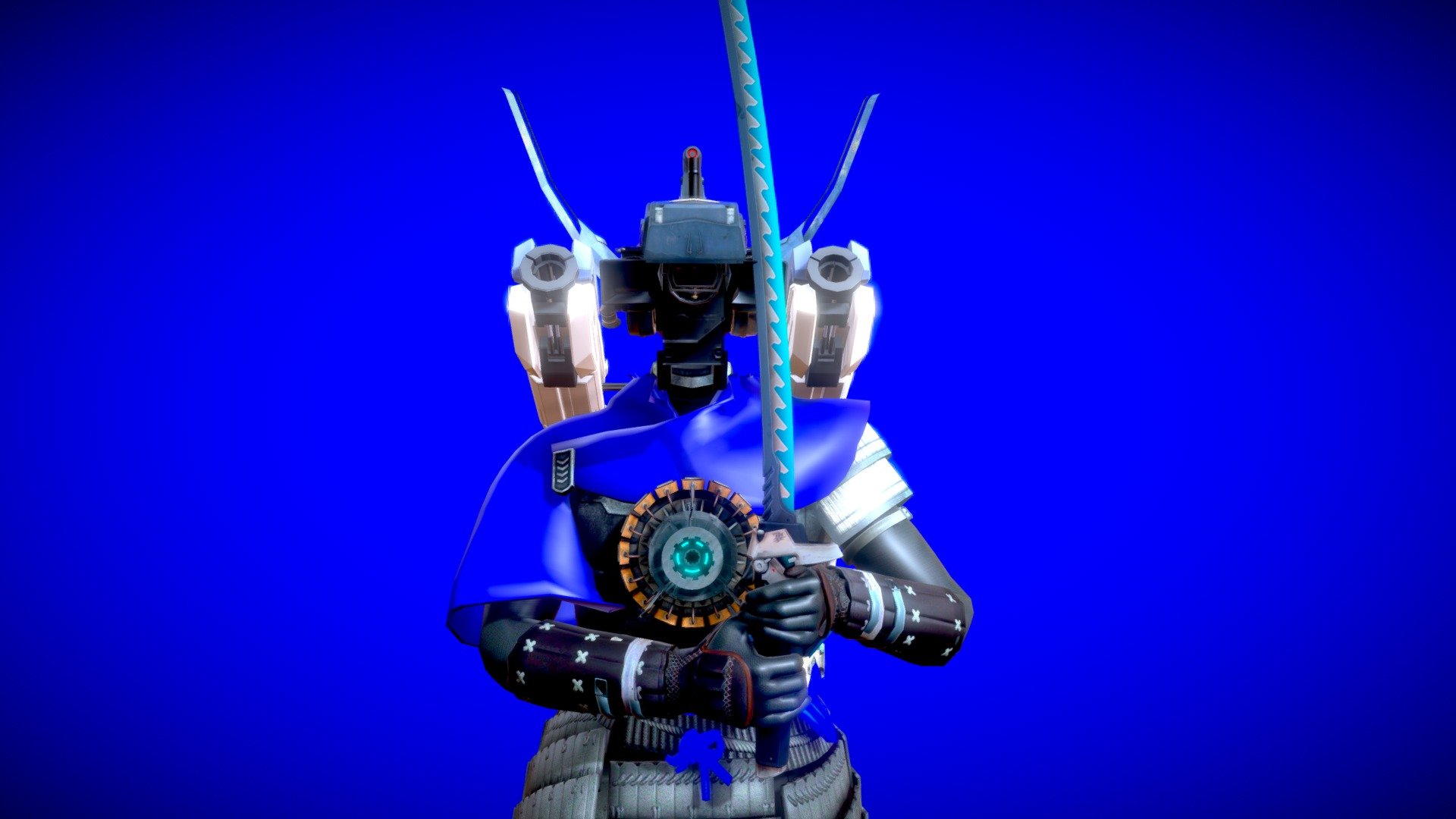 Samurai titan cameraman mech - Download Free 3D model by photon (that ...