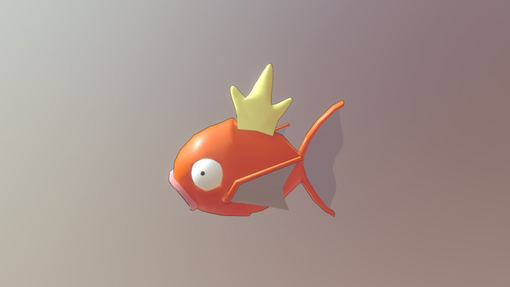 Magikarp - 3D model by MagunDongle [1e88ffd] - Sketchfab