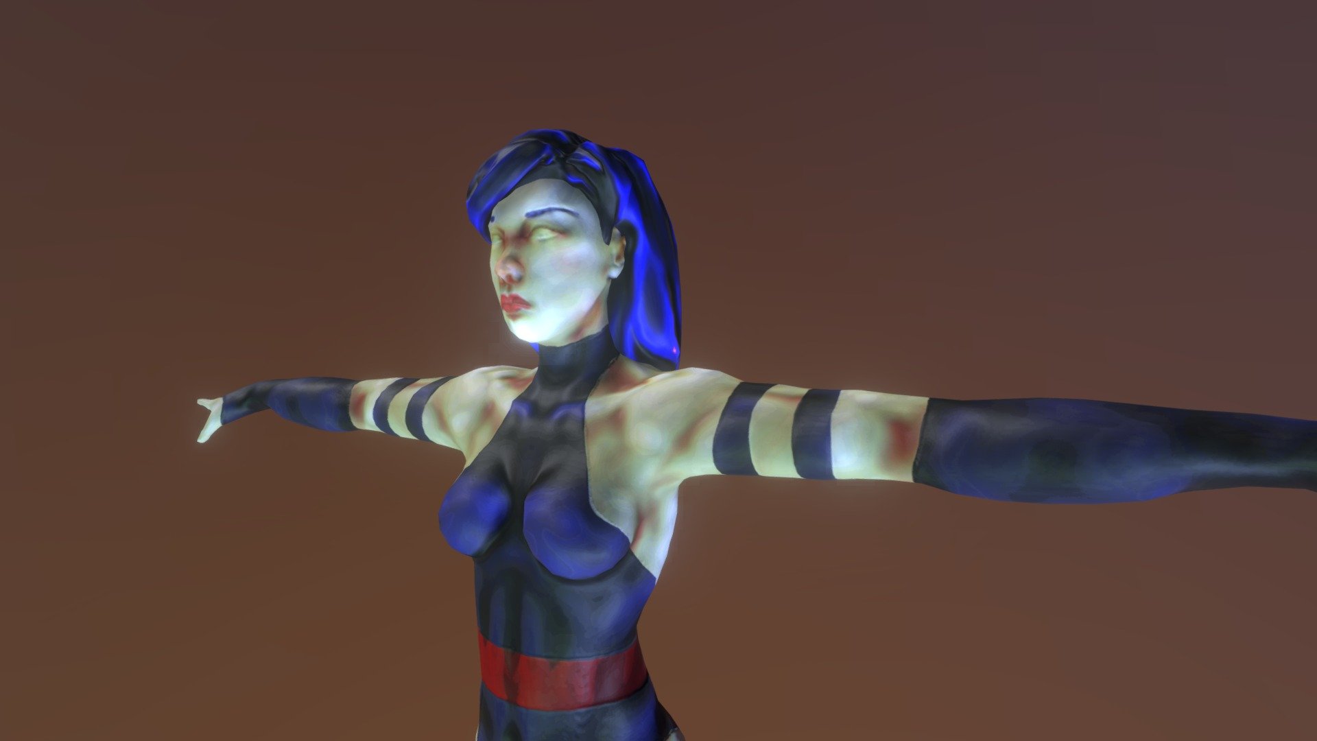 Psylocke Test - 3D model by Skeletal_raven_arts [1e8ba96] - Sketchfab