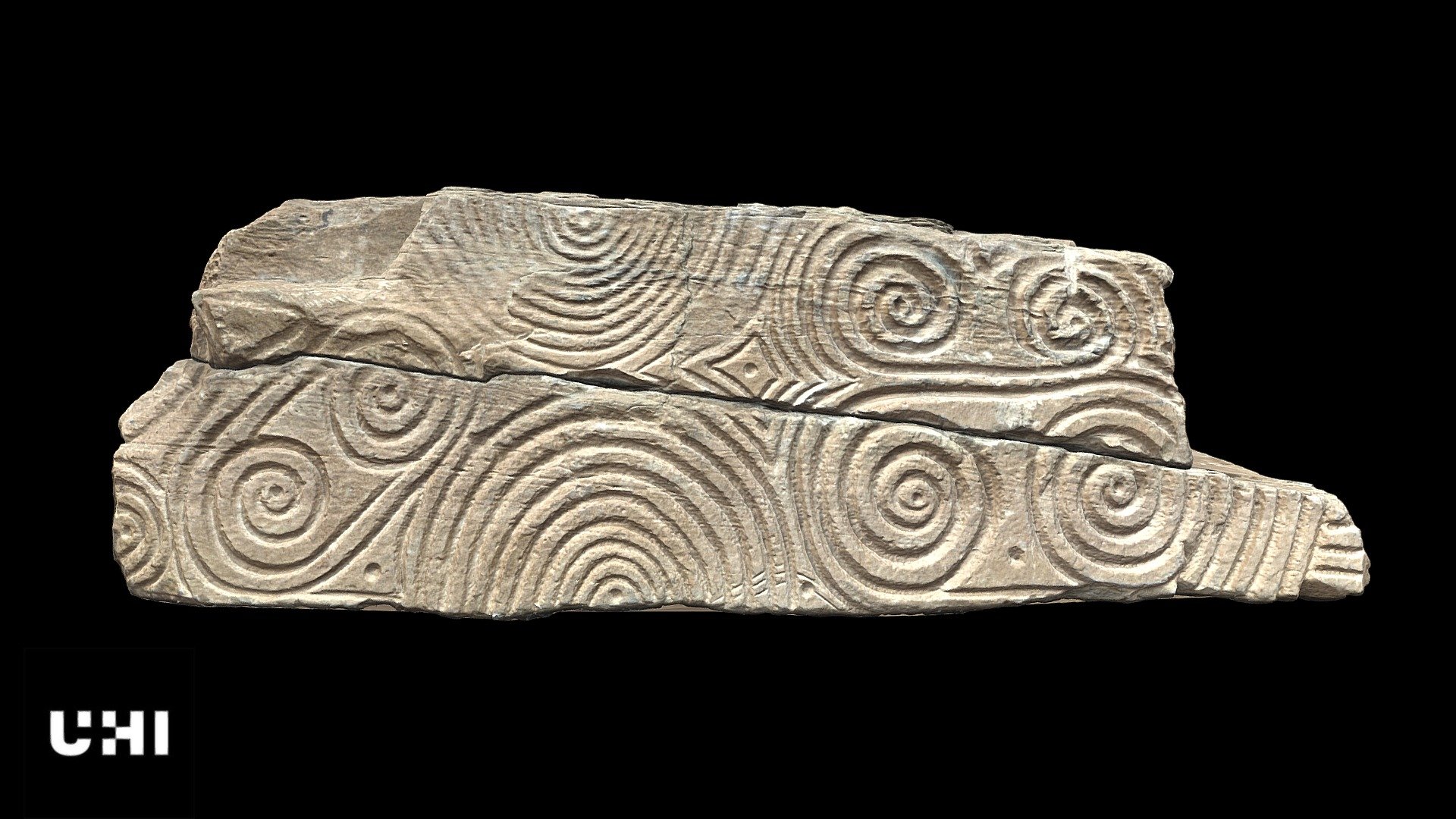 Decorated lintel, Pierowall Tomb, Westray - 3D model by UHI Archaeology ...