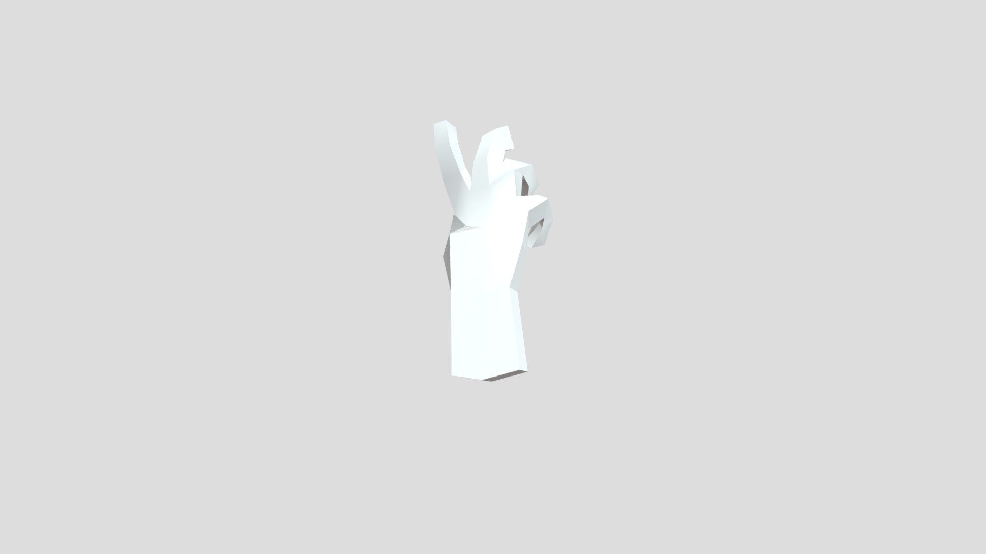Low_poly_-_hand - 3D model by Guy_rendom [1e8e49b] - Sketchfab