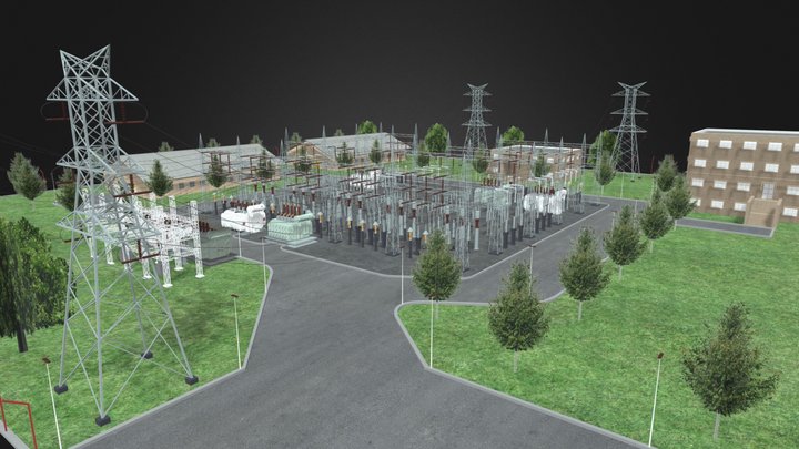 Substation 3D models - Sketchfab