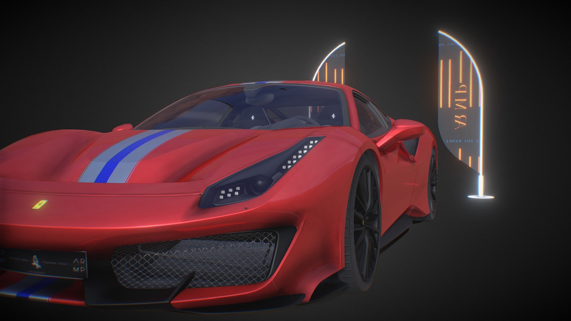 2019 Pista ferrari 488 - 3D model by Armp studios (@Armpstudio ...