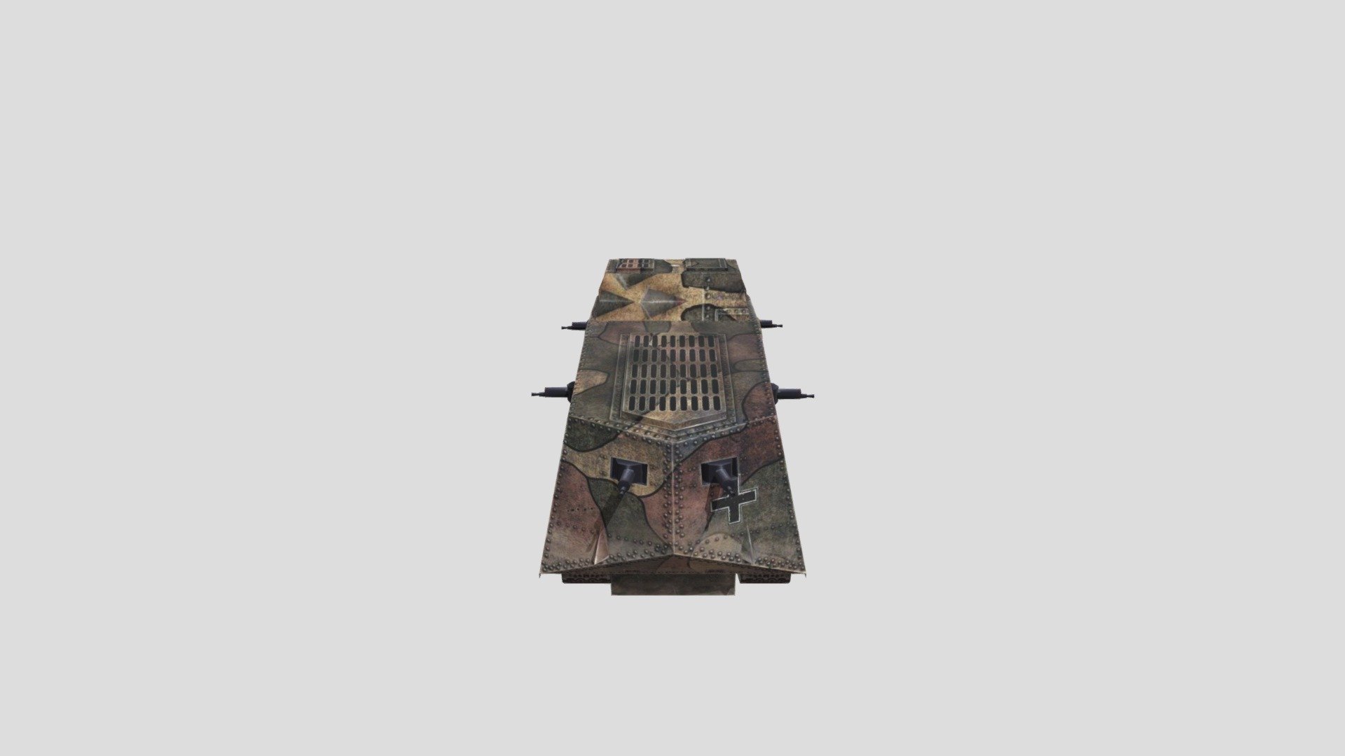 Ww1 germany A7V tank - 3D model by Random soviet car (@melanie.2.10.90 ...