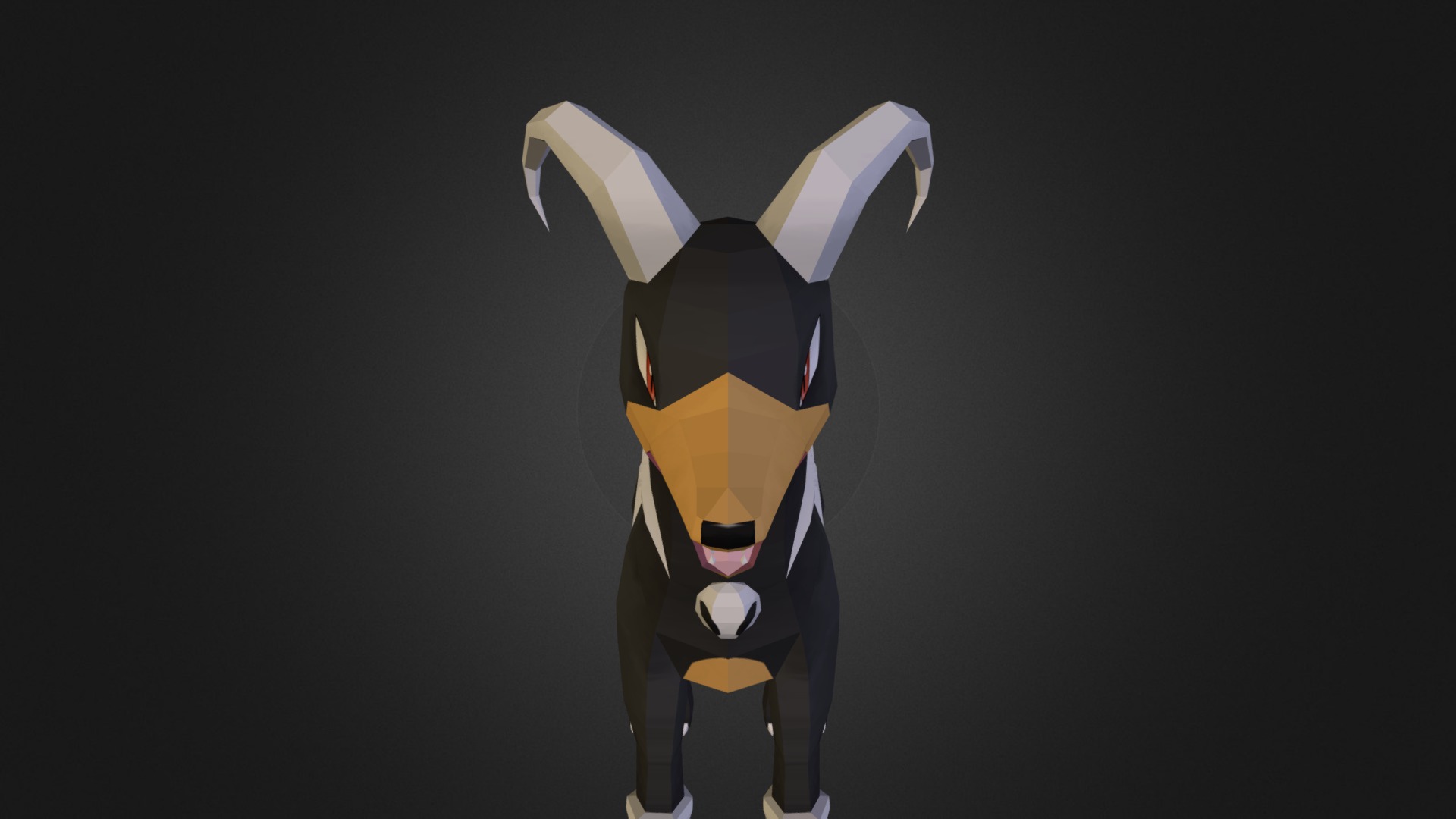 Houndoom Male - 3D model by karrybird [1e9821f] - Sketchfab