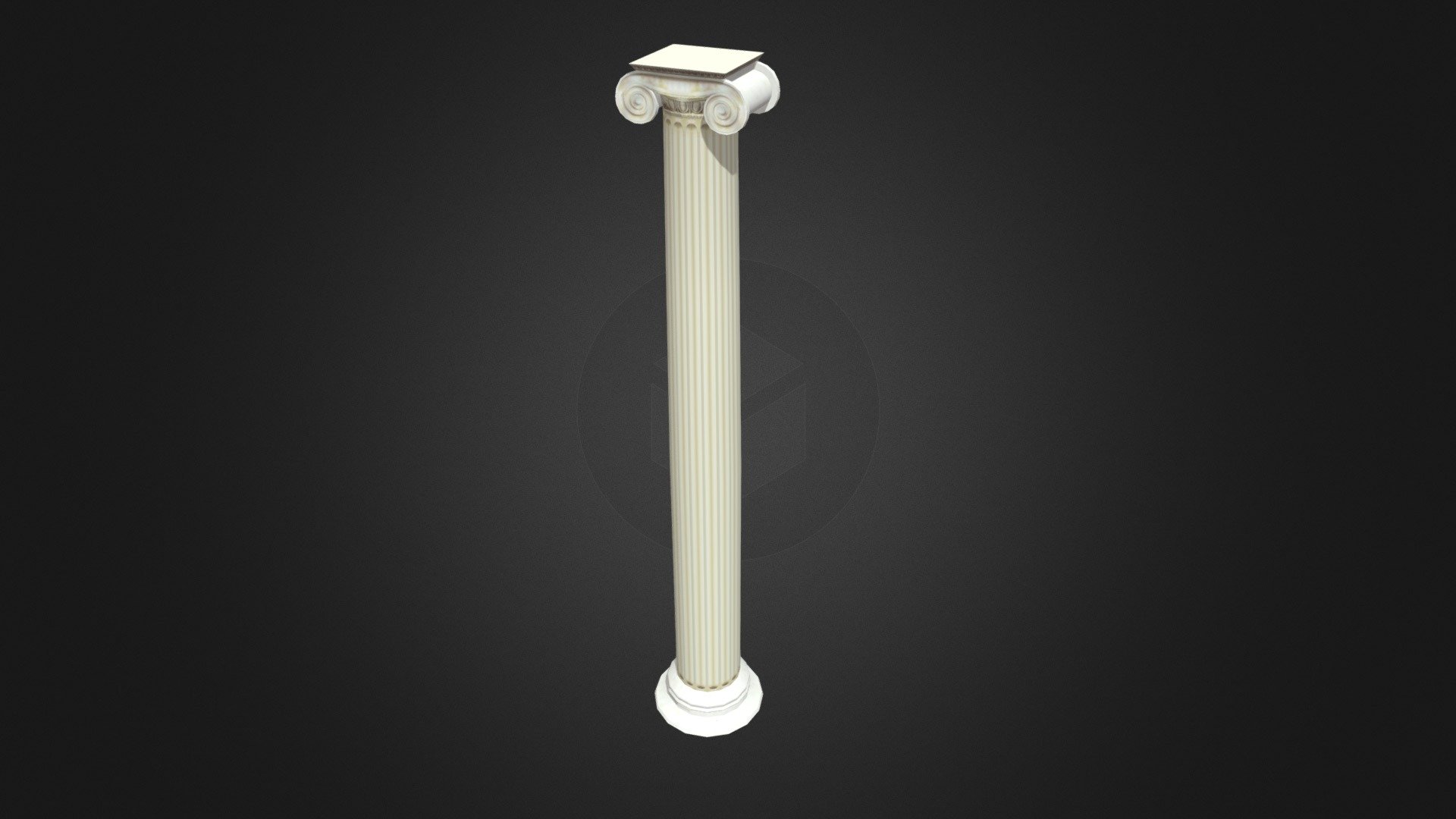 Roman Ionic Piller Low Poly - 3D model by nuralam018 [1e98969] - Sketchfab
