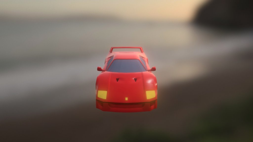 Ferrari F40 - 3D model by Javier2354 [1e9a3df] - Sketchfab