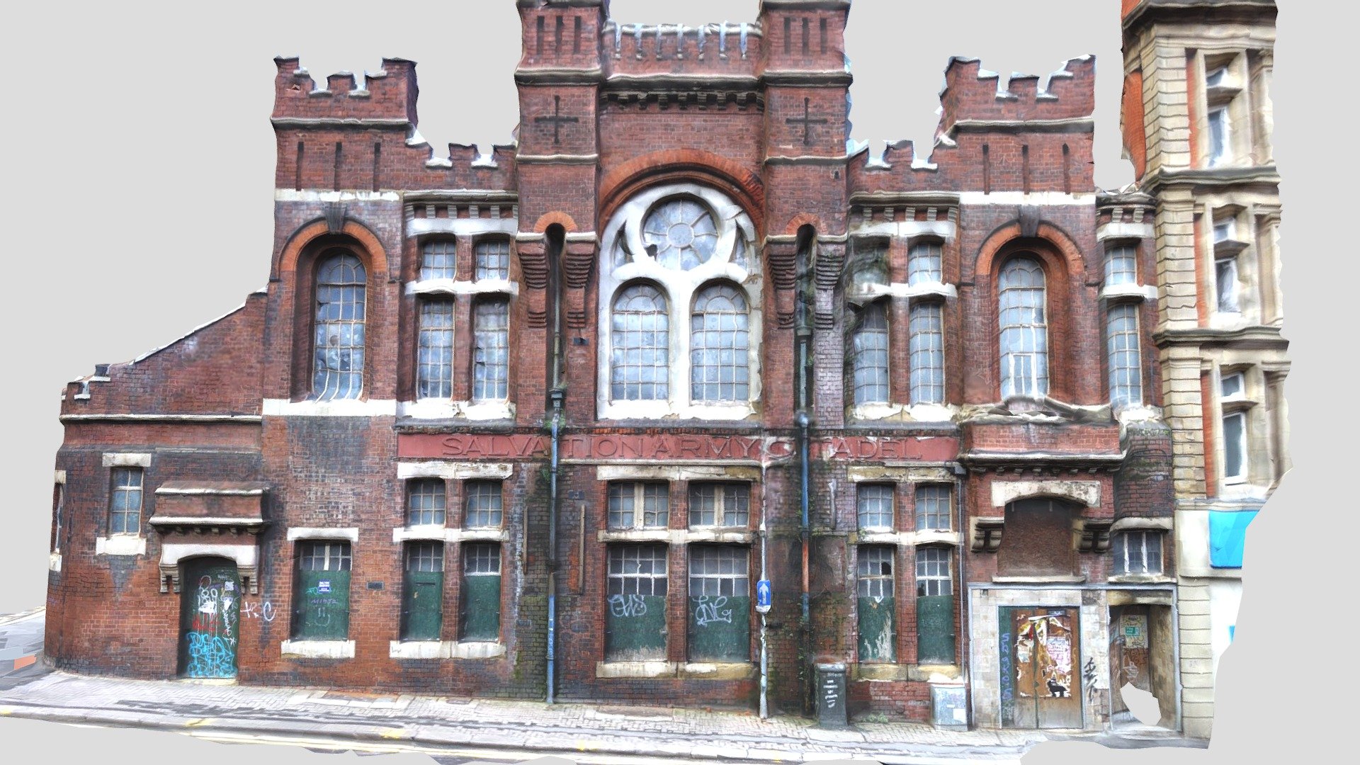 Salvation Army Citadel, Sheffield - Download Free 3D model by obscure ...