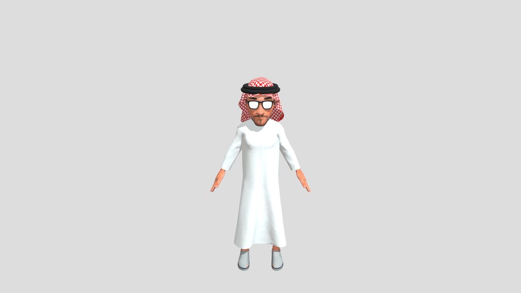 Arab characters - A 3D model collection by Bart Drone operator for hire ...
