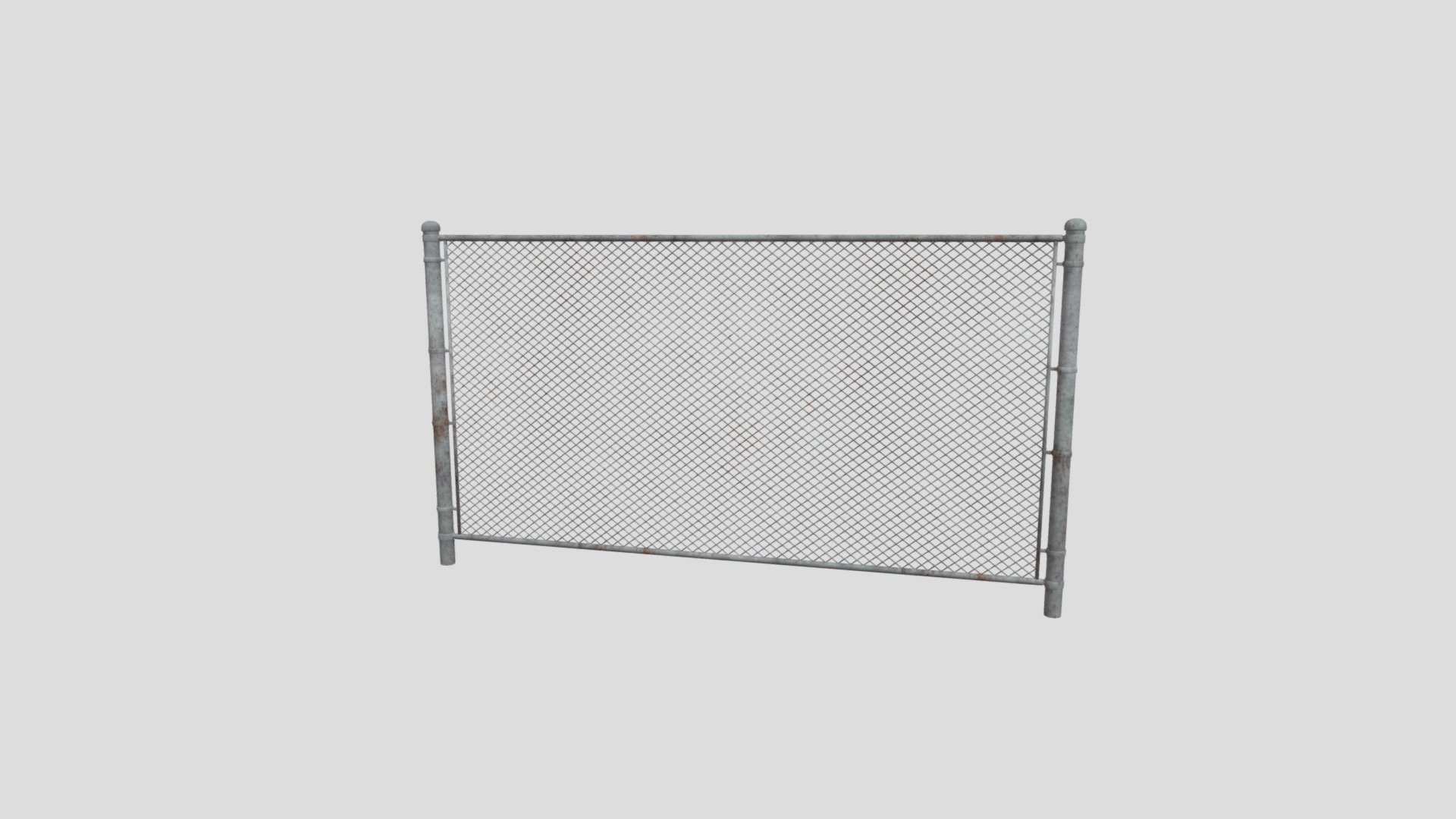 Chain Link Fence - Buy Royalty Free 3D model by Ed+ (@EDplus) [1e9af50 ...
