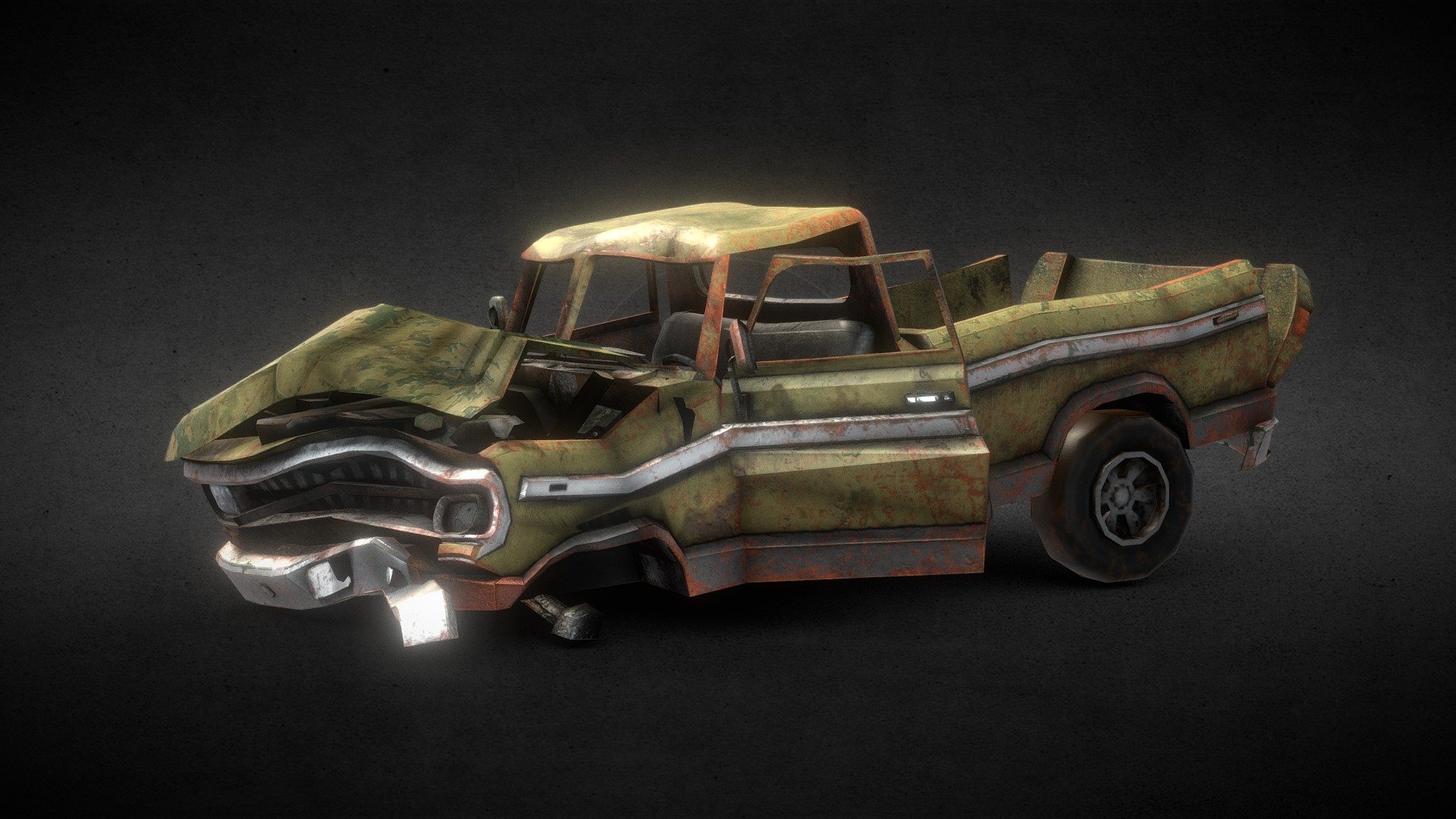 Crashed Abandoned Truck - Game Ready - Download Free 3D model by Rashad ...