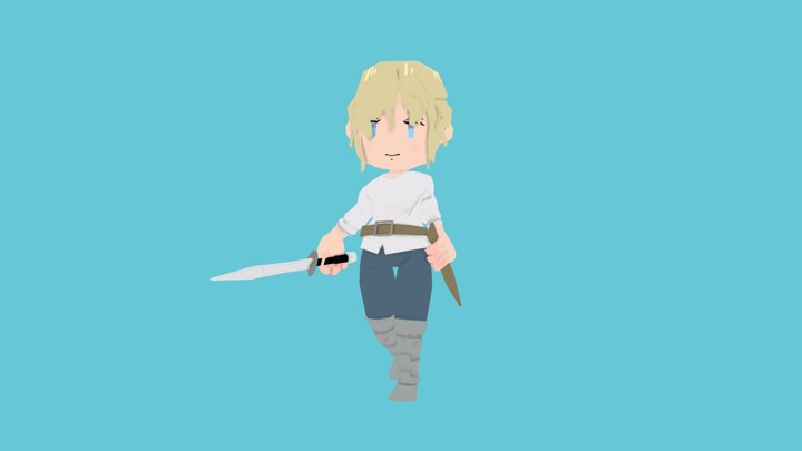 Nendoroid_style 3D models - Sketchfab