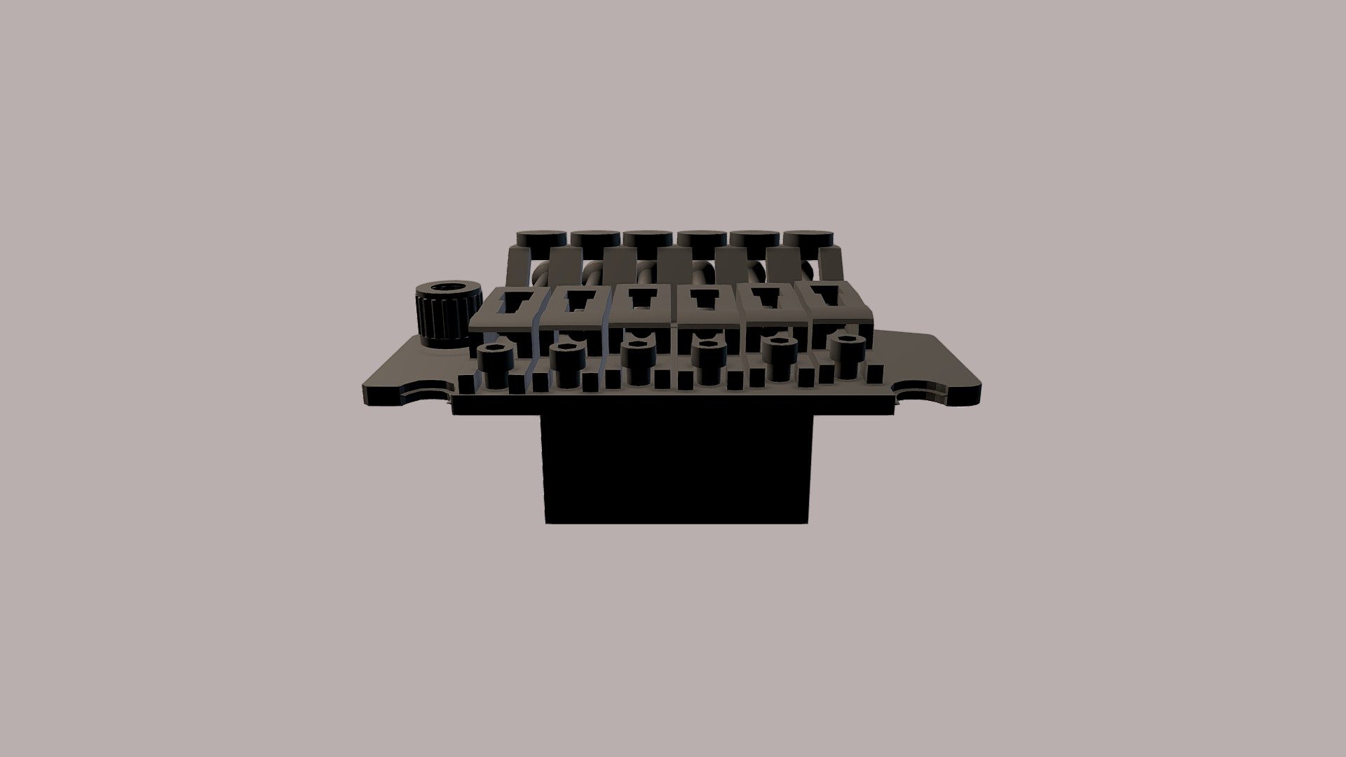 Floyd Rose Bridge - 3D model by saliun [1e9ca70] - Sketchfab