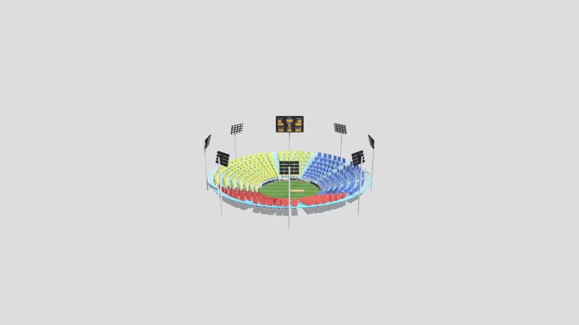 Cricket_stadium - Download Free 3D model by AbhasGamerz (@AbhasGamerz2 ...