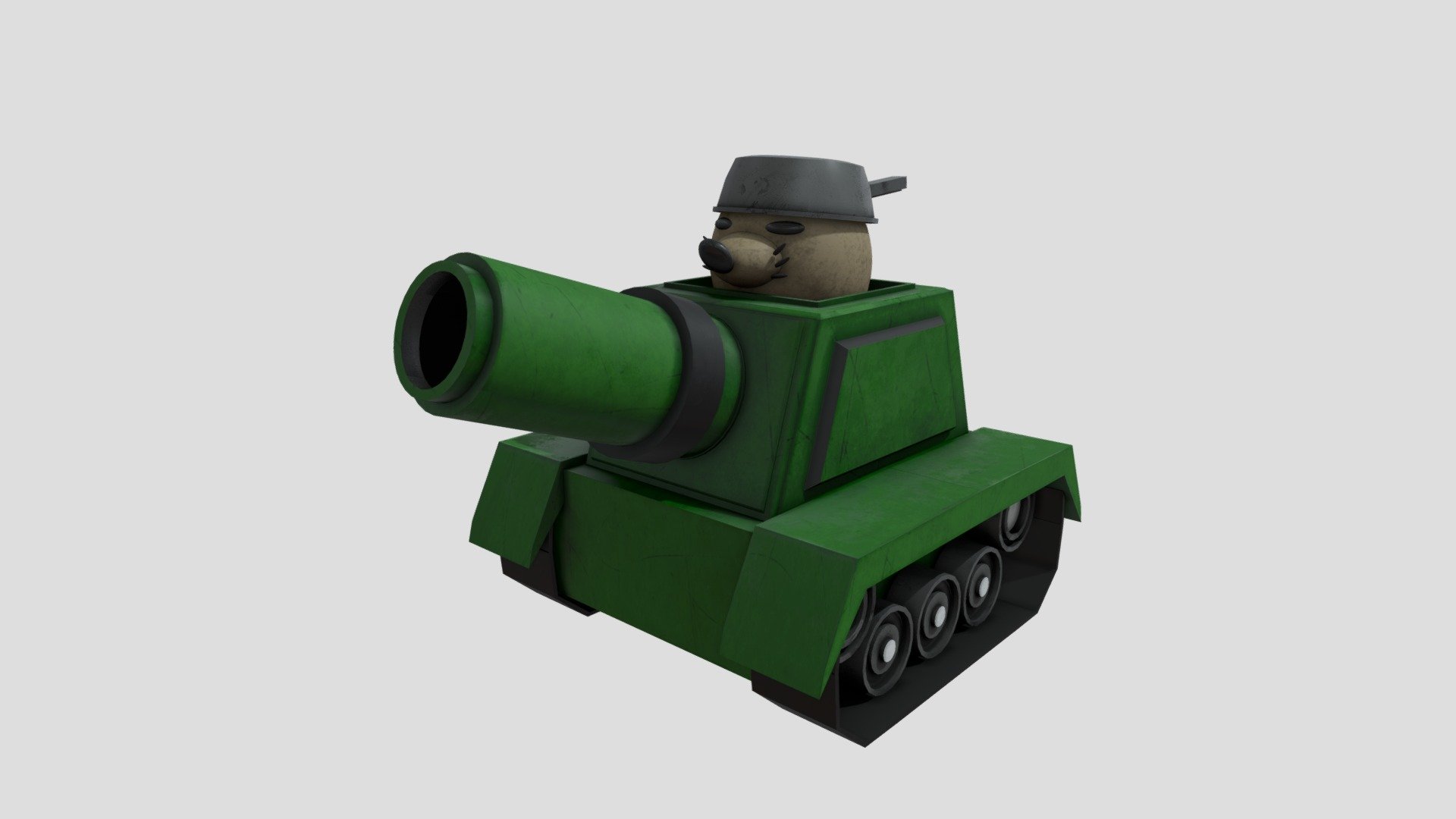 Mole In Tank - 3D model by RorySmith [1e9fadd] - Sketchfab