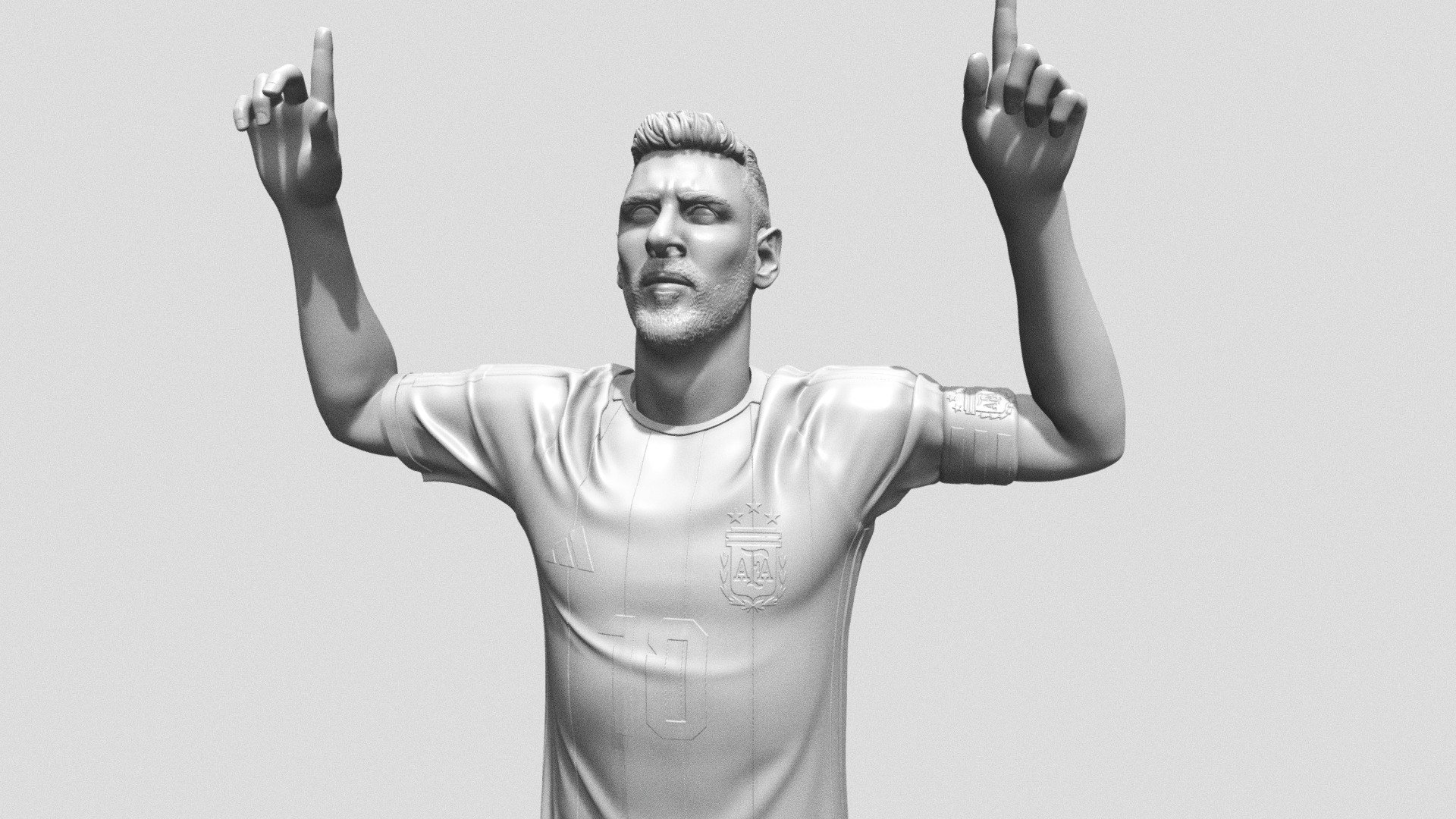 Lionel Messi - 3D model by GermondKhan [1ea01ab] - Sketchfab
