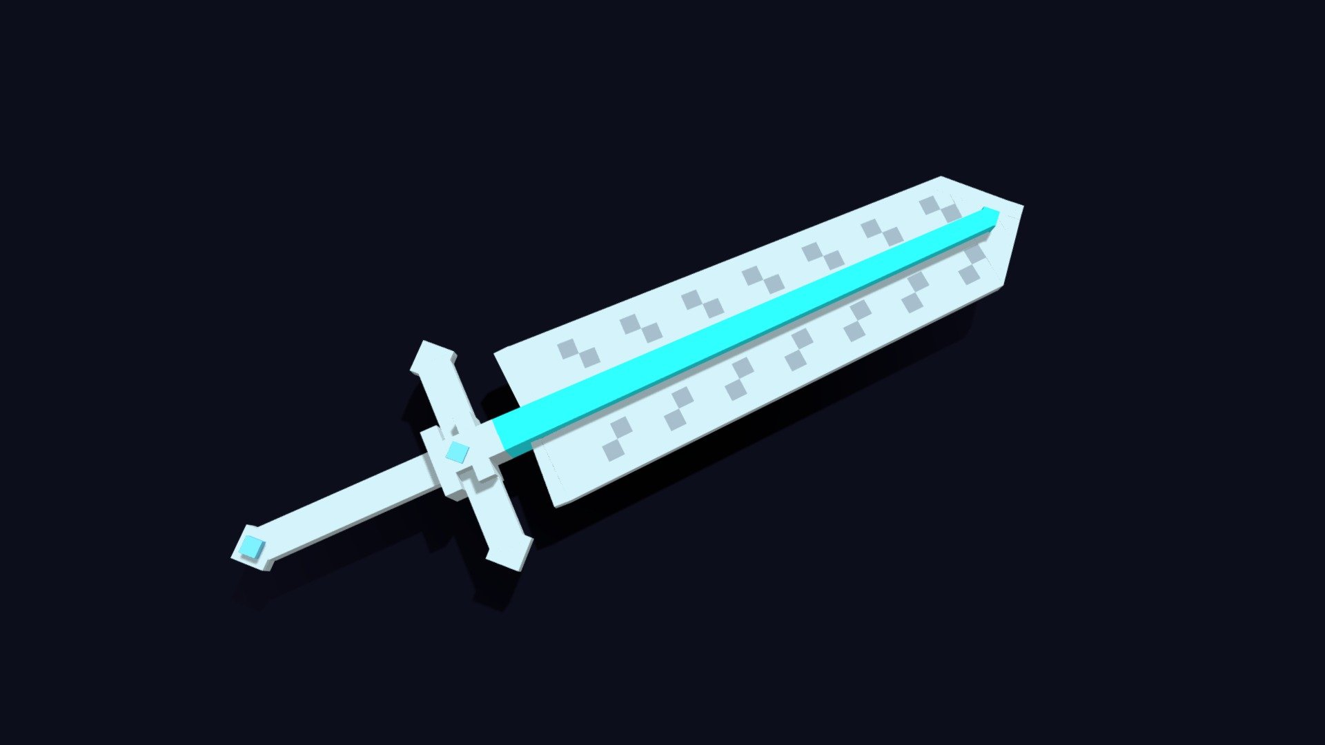 Voxel Ice Sword - Weapons Pack - 3D model by MrMGames [1ea1c2c] - Sketchfab