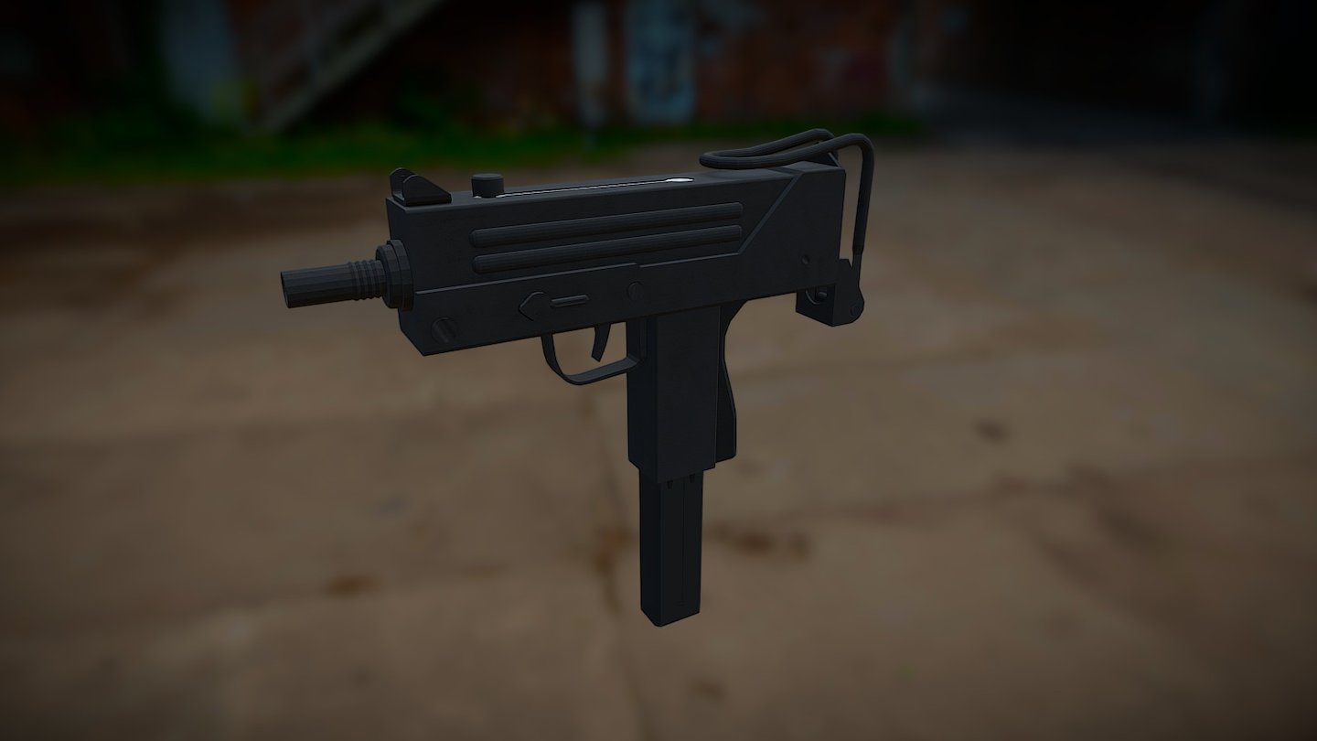 Mac 10 - 3D model by Kendrick Russell (@Buce) [1ea1d89] - Sketchfab