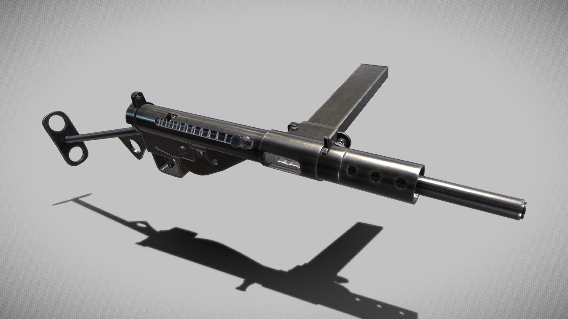British Stengun MK.2 - 3D model by Droesbeke Diedrik (@Droesbeke ...