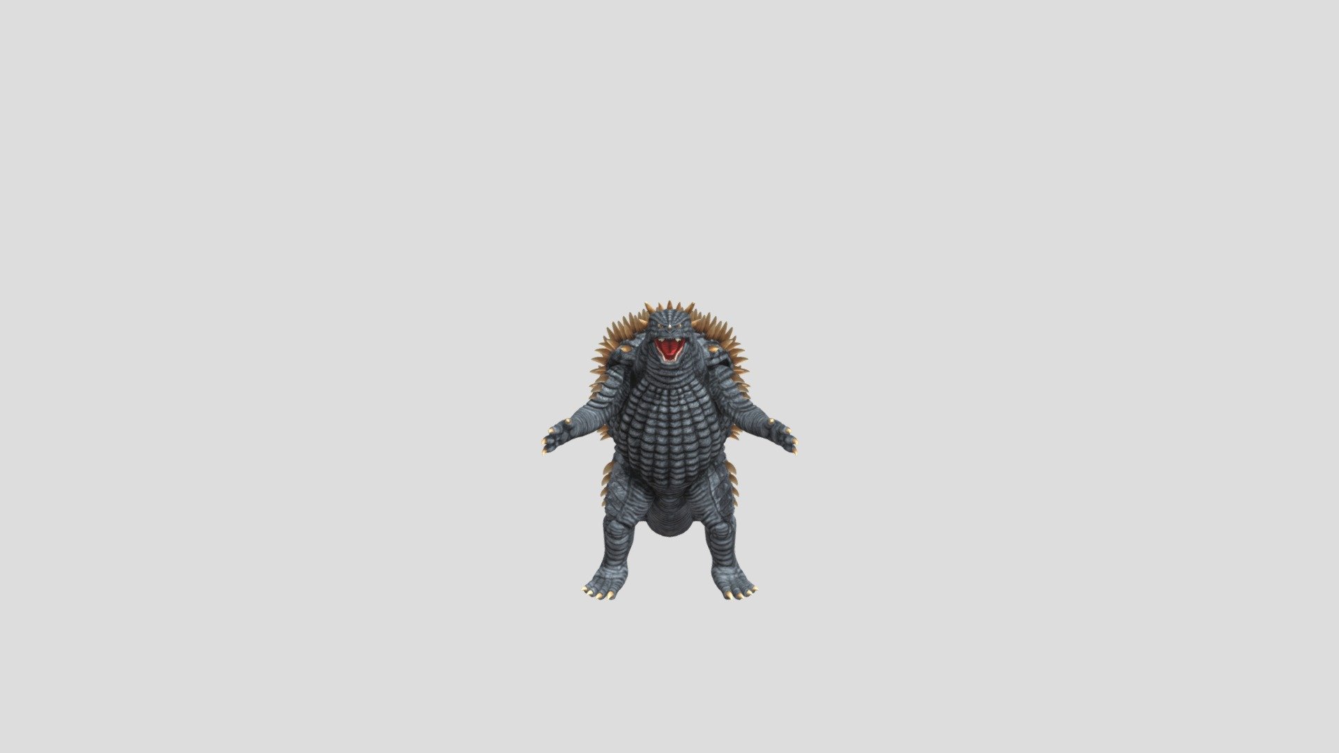 Anguirus (Final Wars) - Download Free 3D model by John pley ...