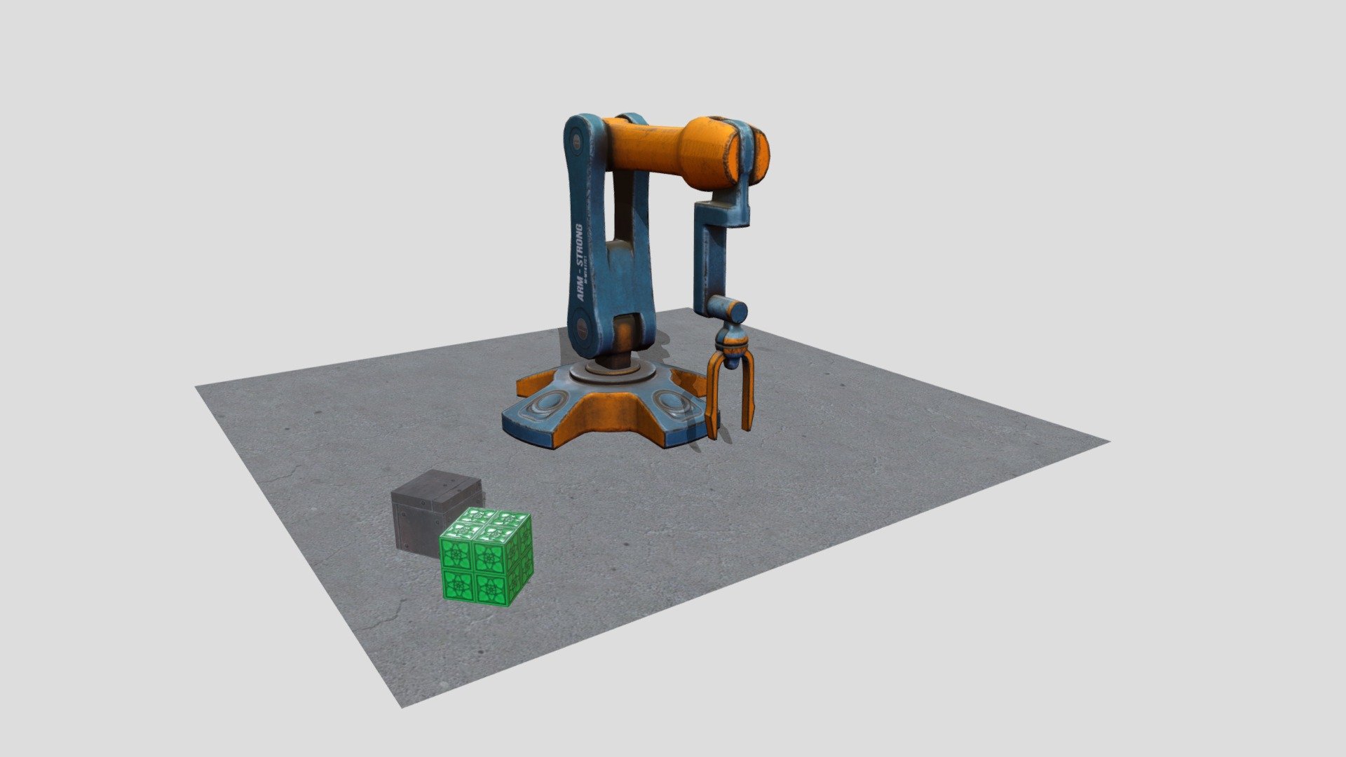 Robot Arm - 3D model by Josie_Calderone [1ea35c7] - Sketchfab