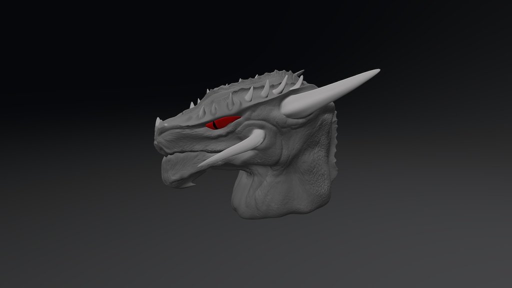 Horned Dragon - Download Free 3D model by ThyGamingNerd [1ea41f6 ...