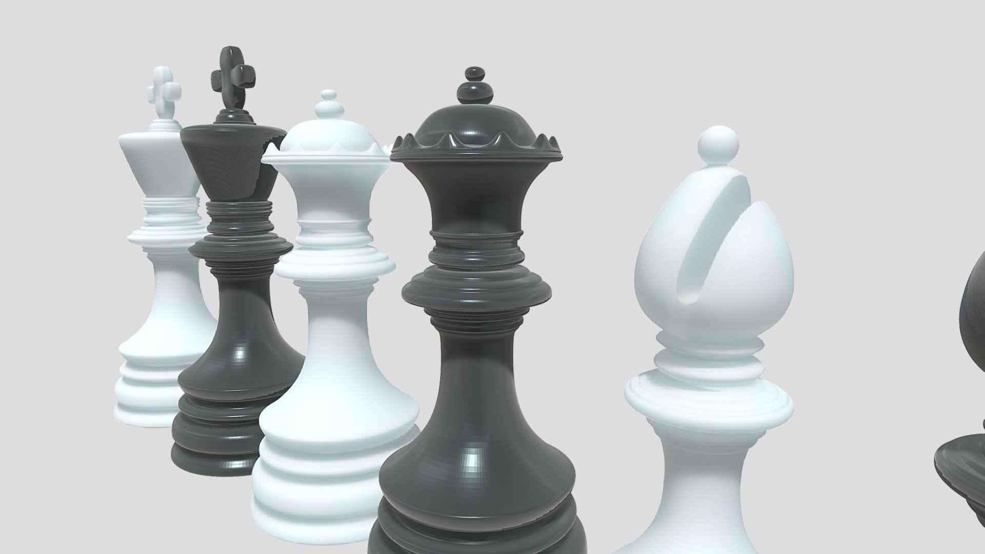 chess pieces - 3D model by gmv22 [1ea56c5] - Sketchfab