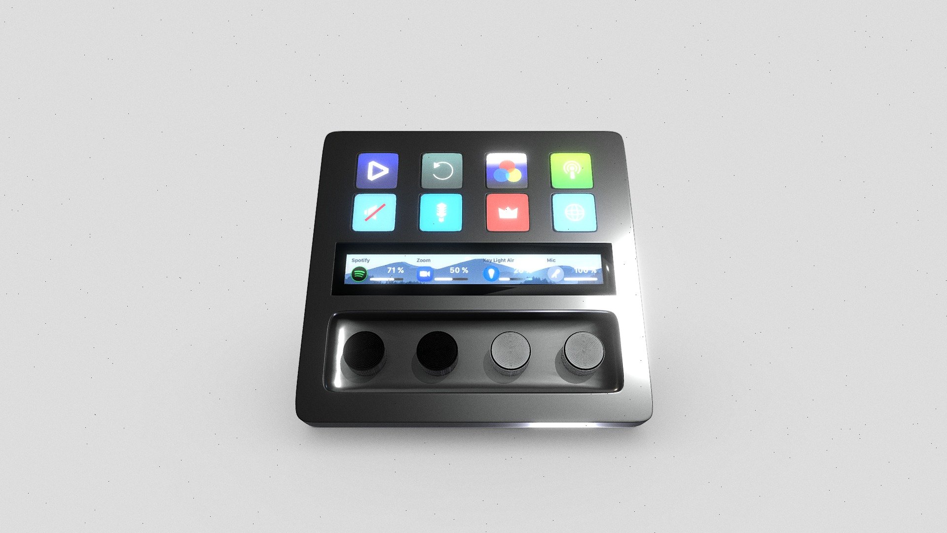 Elgato Stream Deck + - 3D model by owlydesigner [1ea85b9] - Sketchfab
