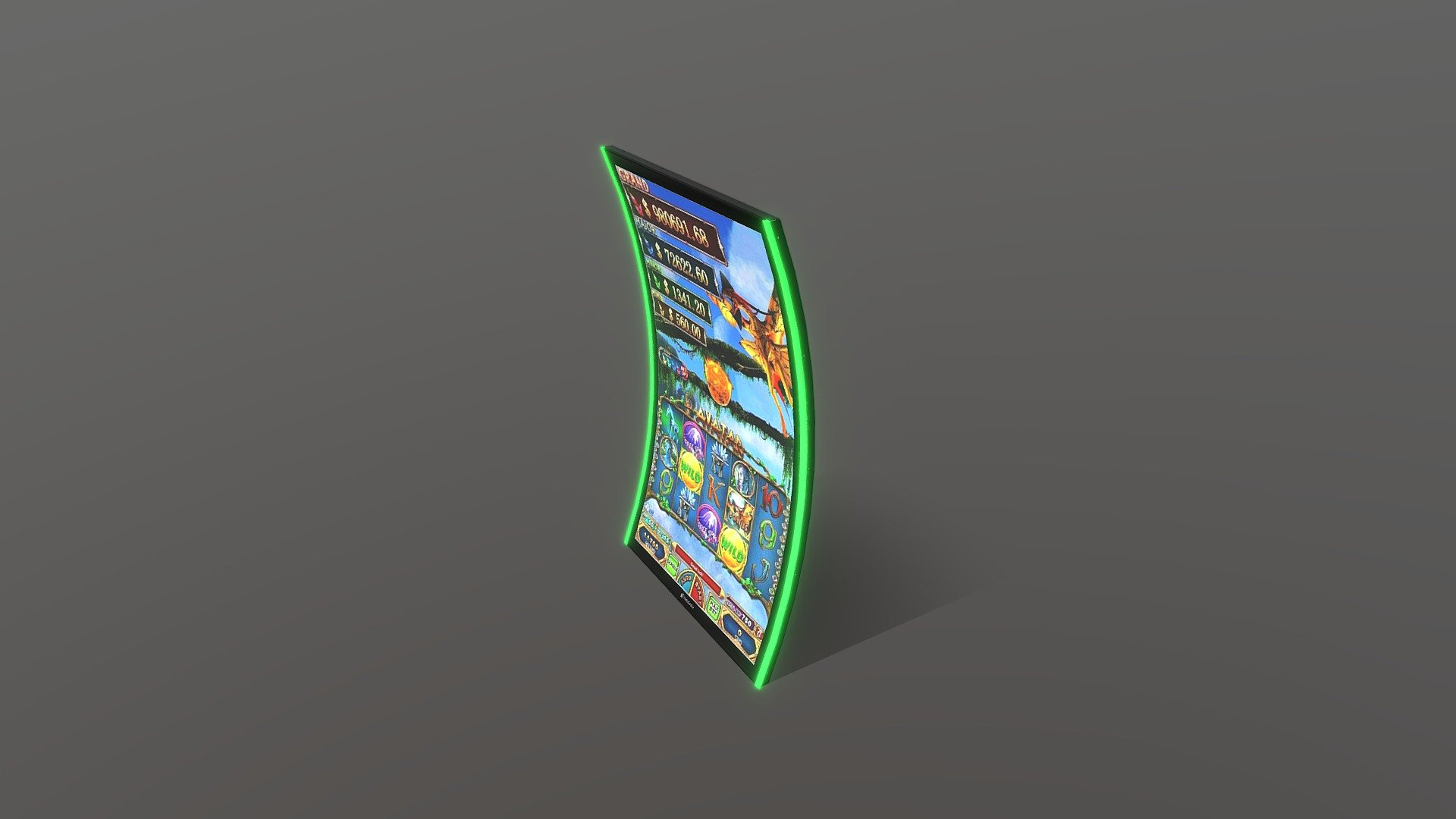 49"C Curved - 3D model by Fantalooks co. (@cobenef.image) [1ea932f ...