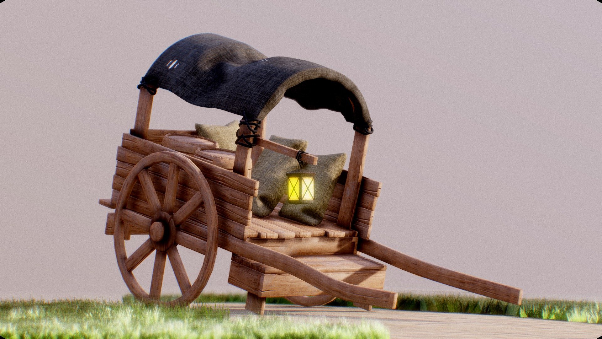 medieval carriage - Download Free 3D model by DonikXD [1ea9852] - Sketchfab