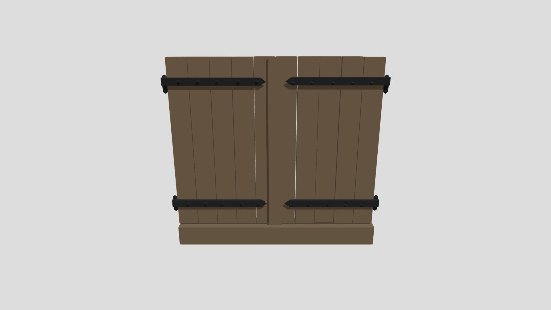 Old wooden window (front only) - Download Free 3D model by Antokkk ...