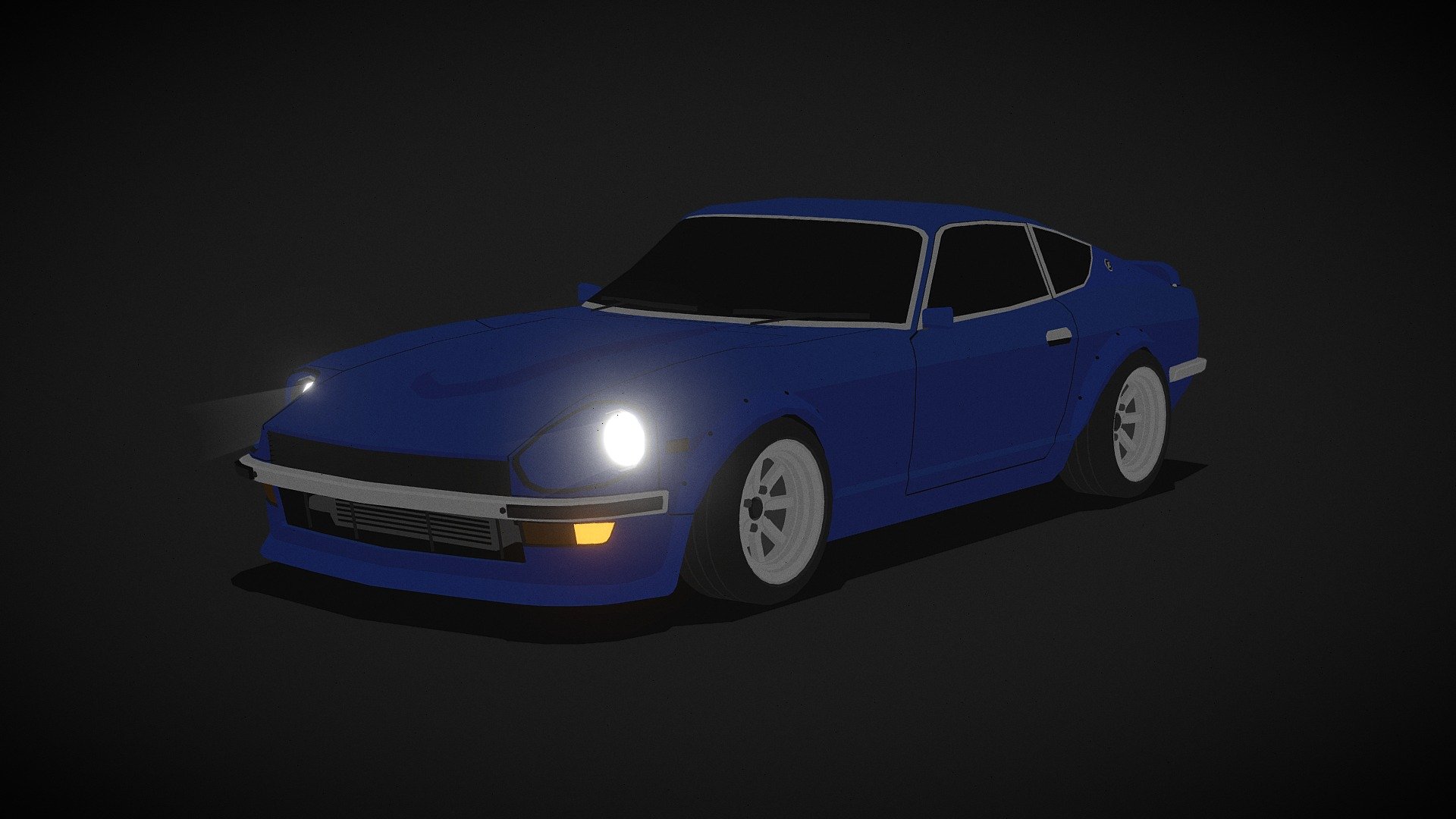 Nissan Fairlady Z S30 Flat-Shaded - Download Free 3D model by S.K ...