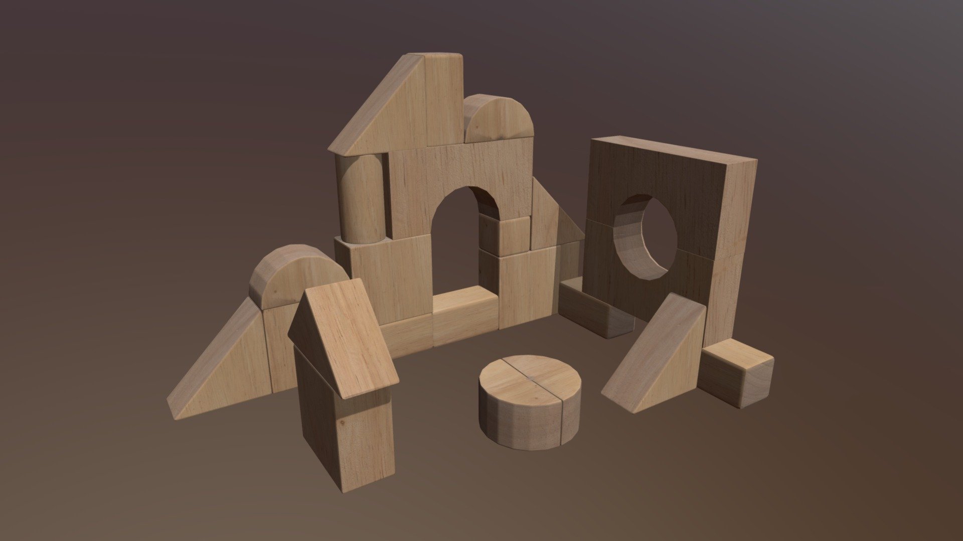 Building Blocks - Set 01 - 3D model by Shayne Piskule (@spiskule ...