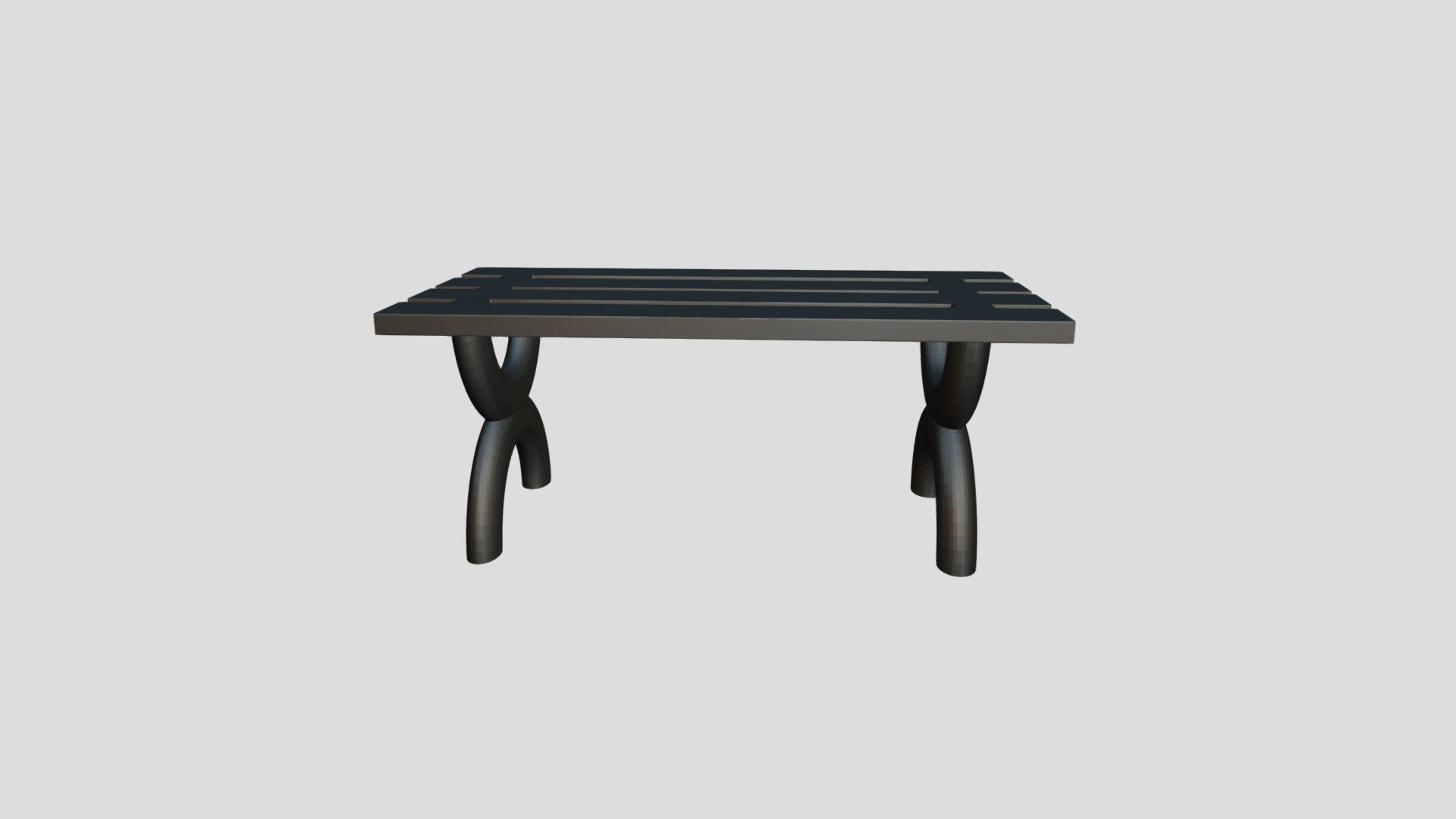 PARK BENCH Free 3D print model - 3D model by Karan.Malhotra [1eae2fa ...