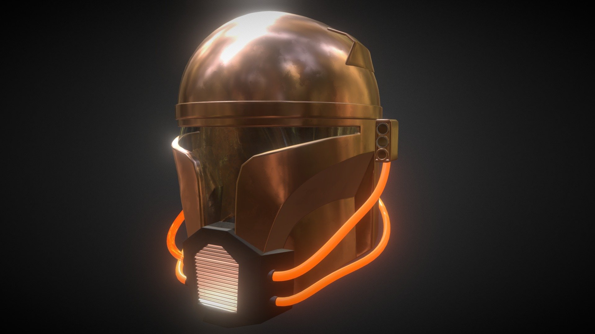 Mandalorian Helmet CL2 - Buy Royalty Free 3D model by Abhkur [1eaf21b ...
