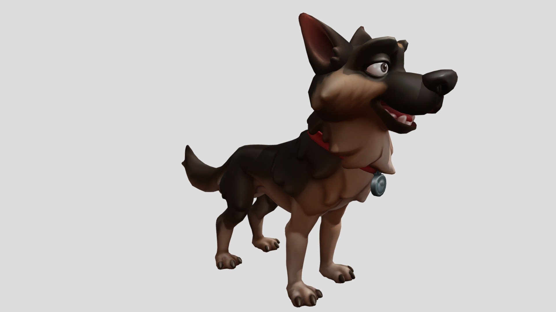 German Shepherd - 3D model by 3DCG Model (@bmduc125) [1eb10a8] - Sketchfab
