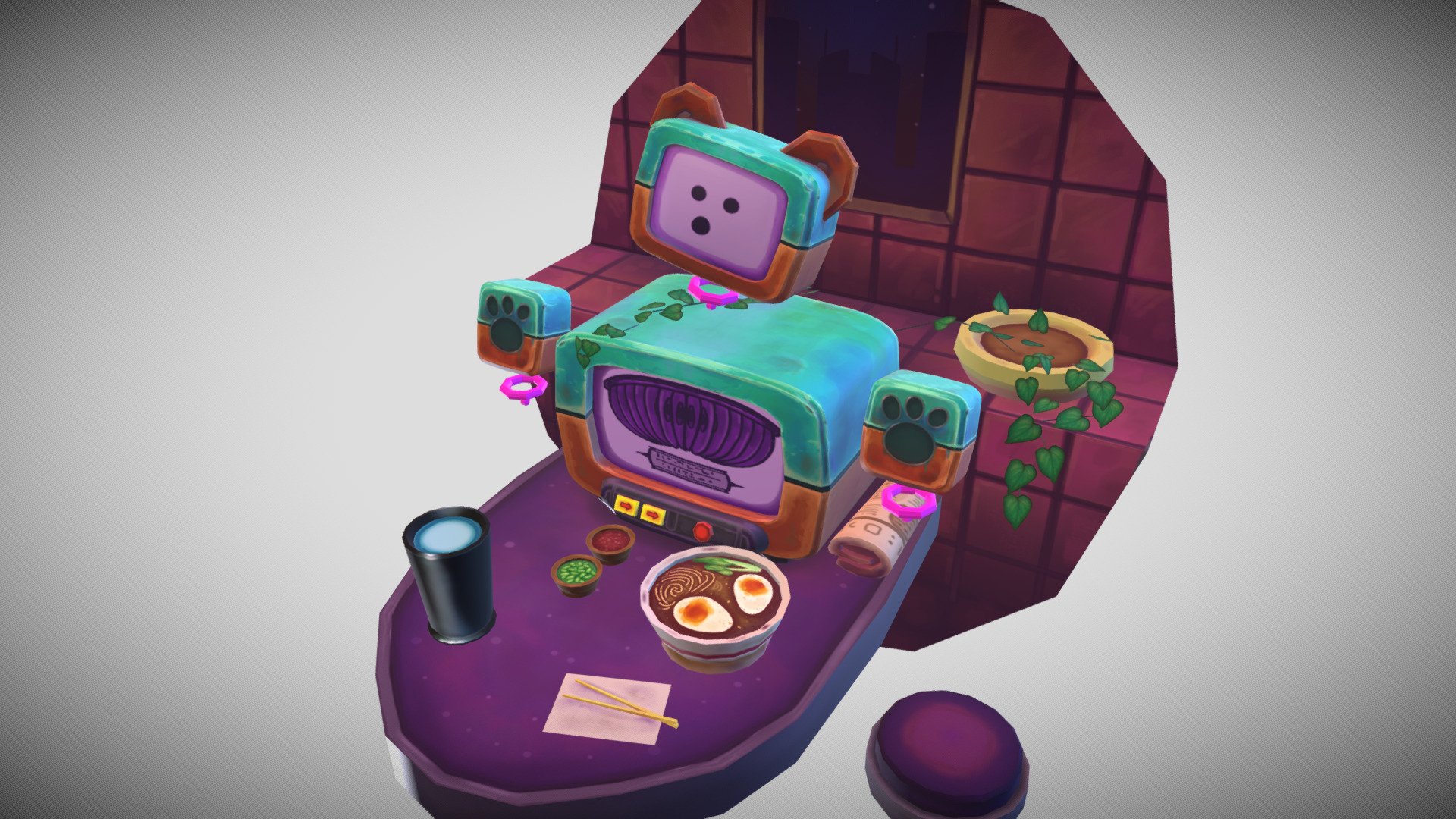 Boogie Bear WIP - 3D model by lunnyillustration [1eb14bf] - Sketchfab