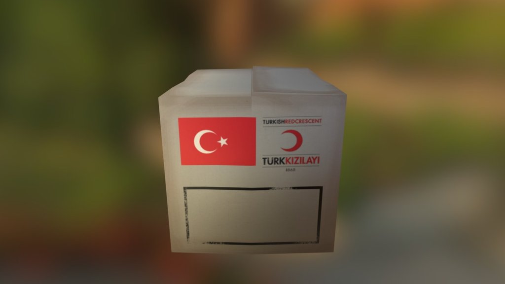 Kızılay Yardım Paketi - 3D model by fexa [1eb1c12] - Sketchfab