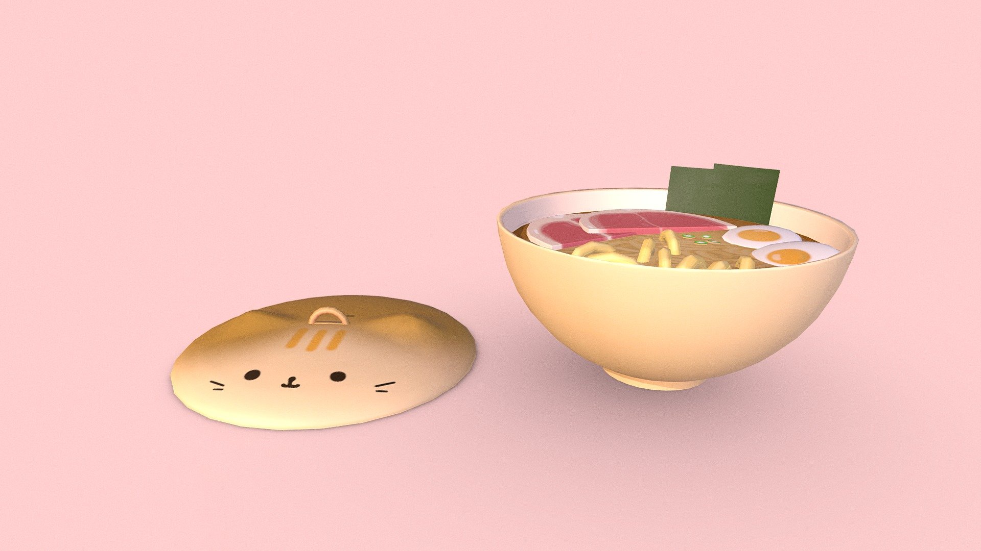 ramen_low - 3D model by Indra (@indrayang) [1eb21a5] - Sketchfab