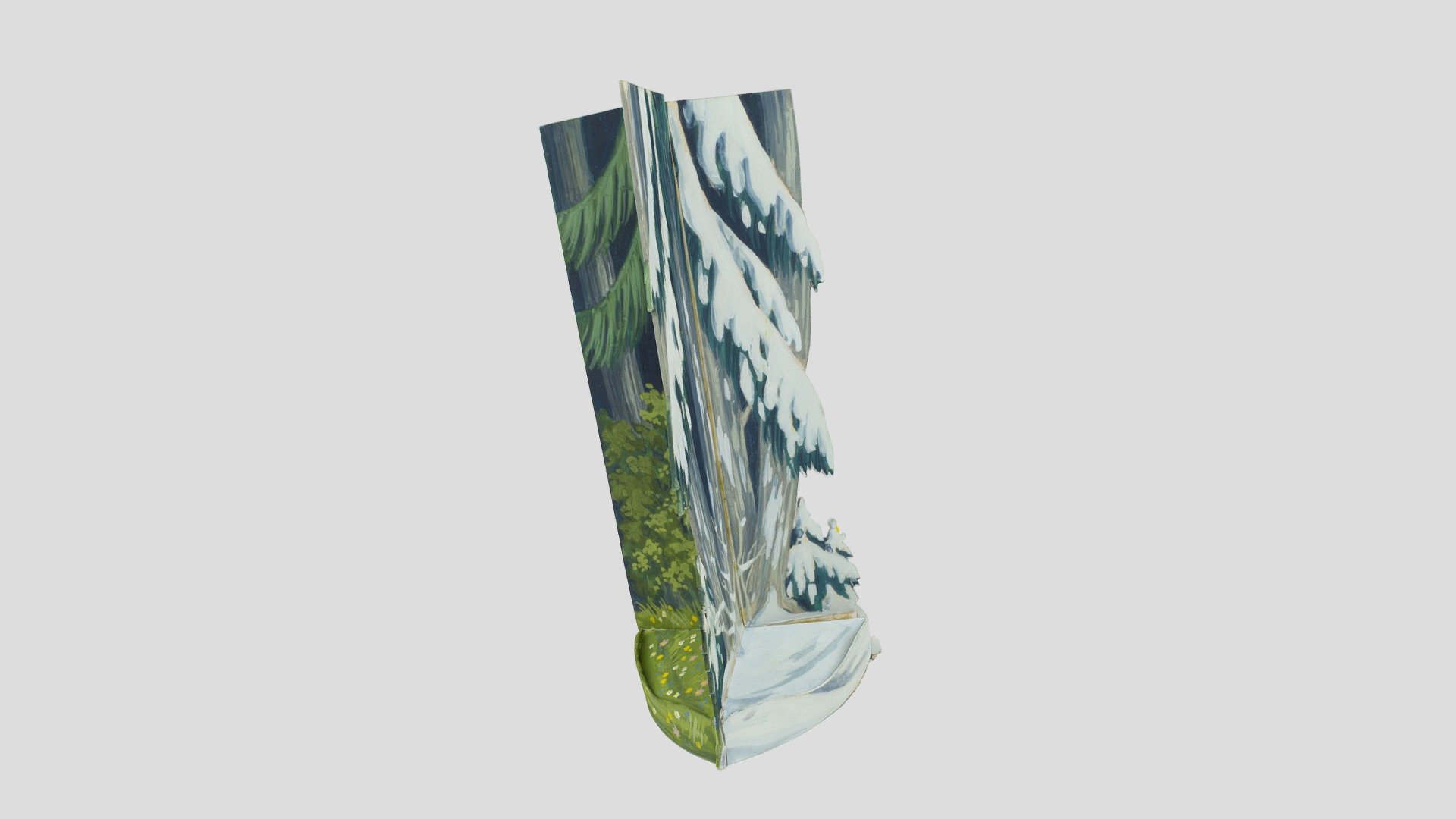 Winter forest scene prop - 3D model by University of Bristol Theatre ...