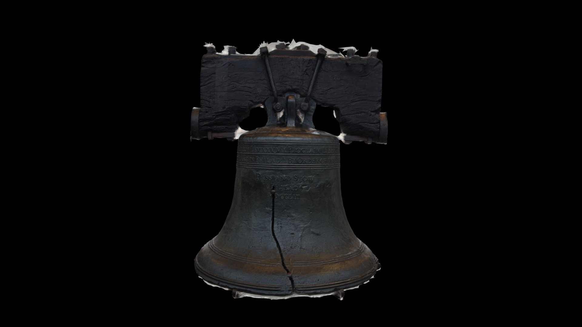 Liberty Bell - 3D model by Michael Walsh (@puppetanimation) [1eb319c ...