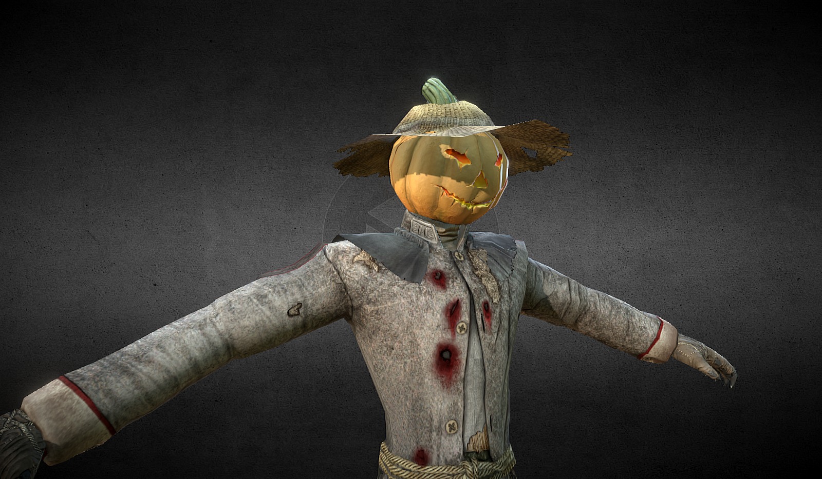 Scarecrow - 3D model by Dor (@dorogansergiy) [1eb31c3] - Sketchfab