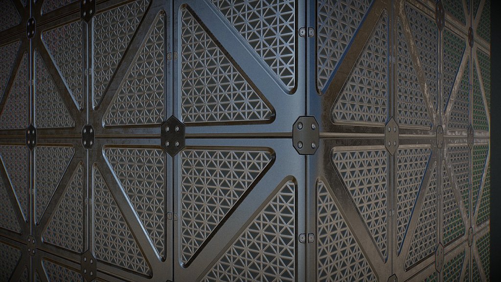 Sci Fi Grate - 3D model by Dustin Tinkler (@dustin.tinkler) [1eb4b3c ...