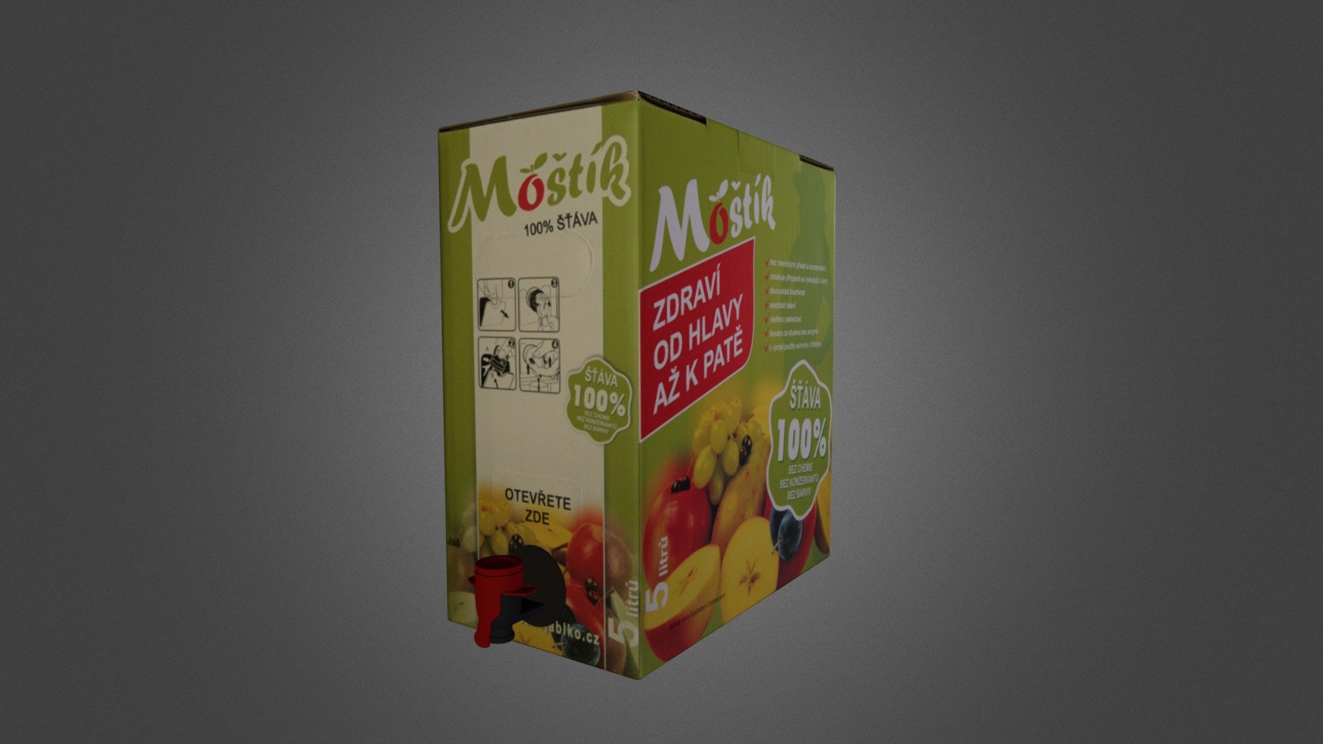 Mostik 5 Litru - 3D model by Blagowitch [1eb52a7] - Sketchfab