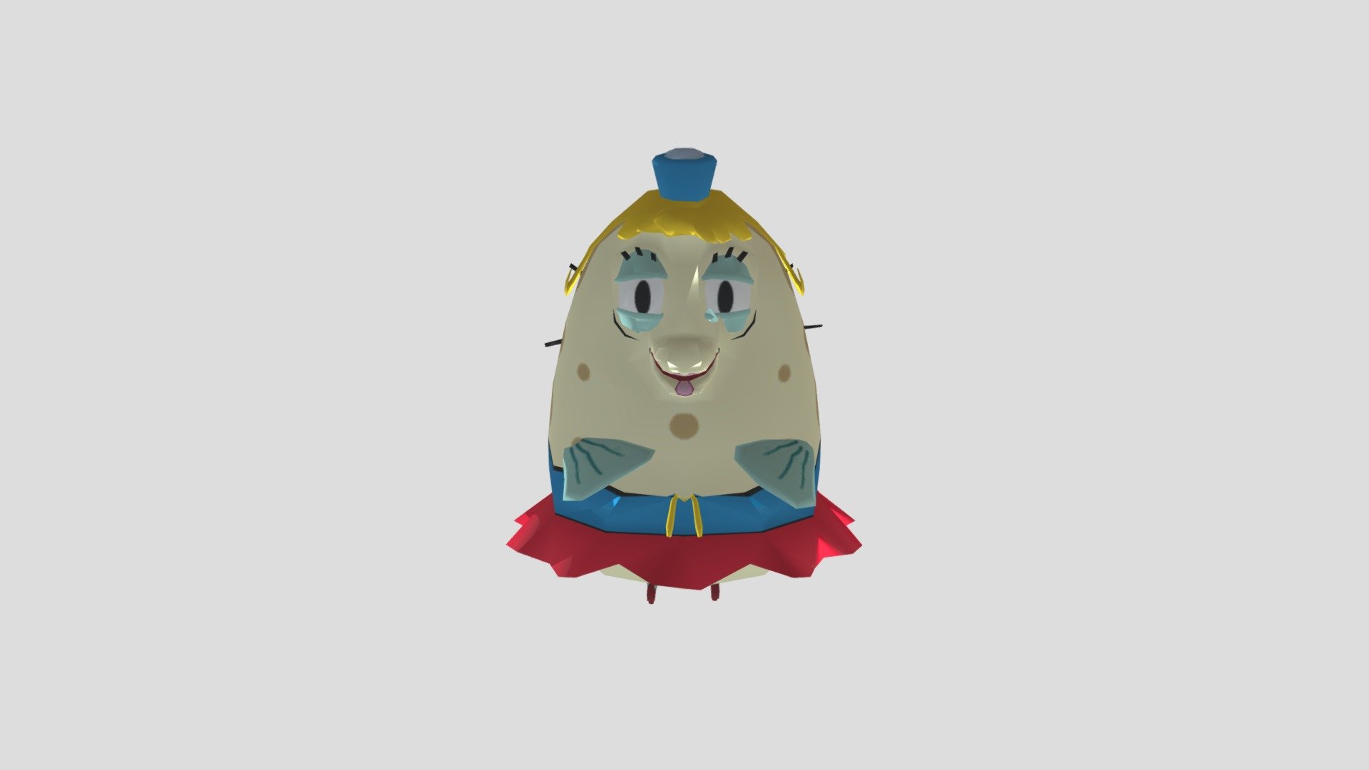 Mrs Puff From Spongbob True Or Square Download Free 3d Model By Kylewithem 1eb769a Sketchfab