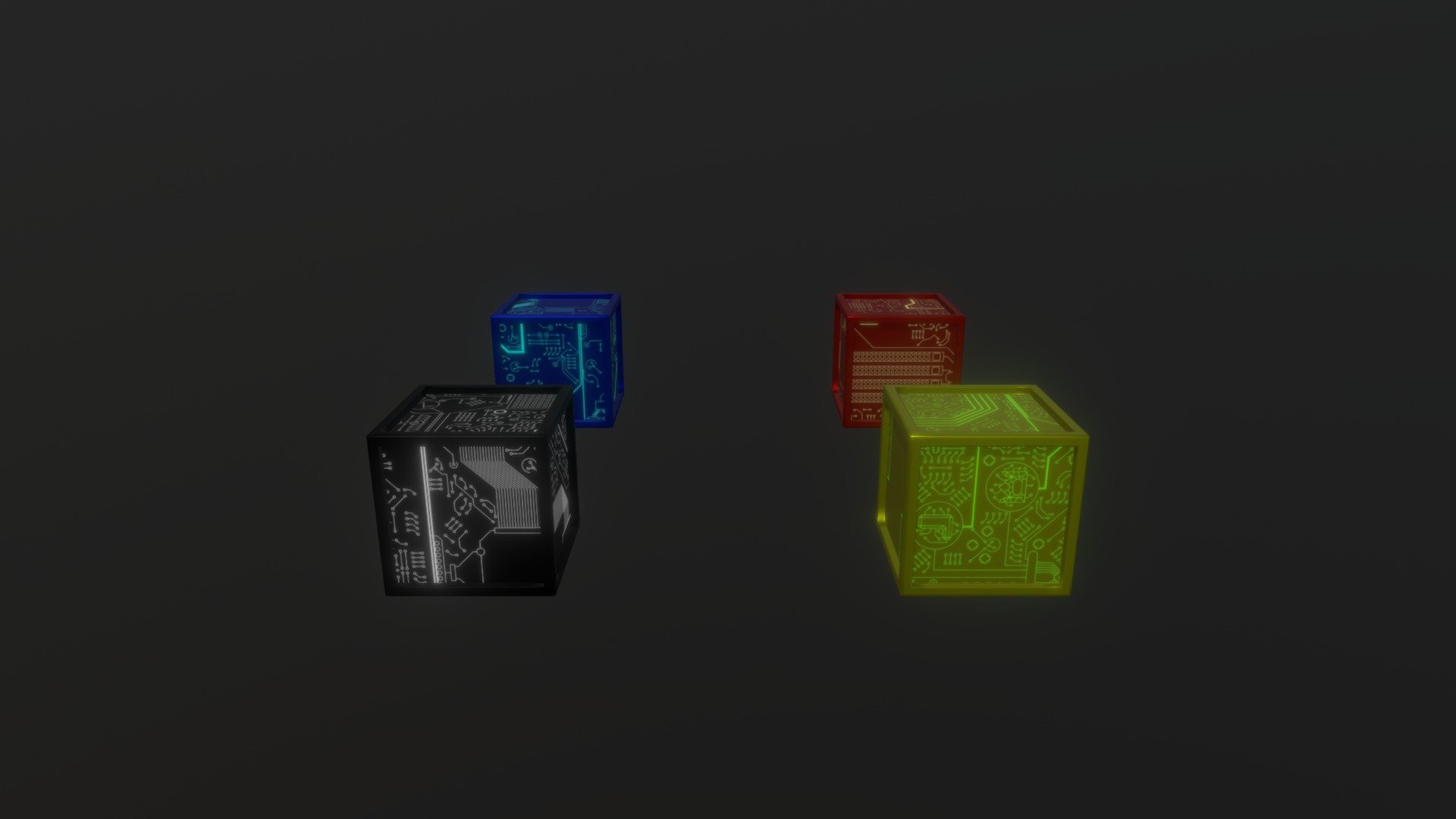 Mech Cubes - 3D model by AlvaroHanker [1eb7c35] - Sketchfab